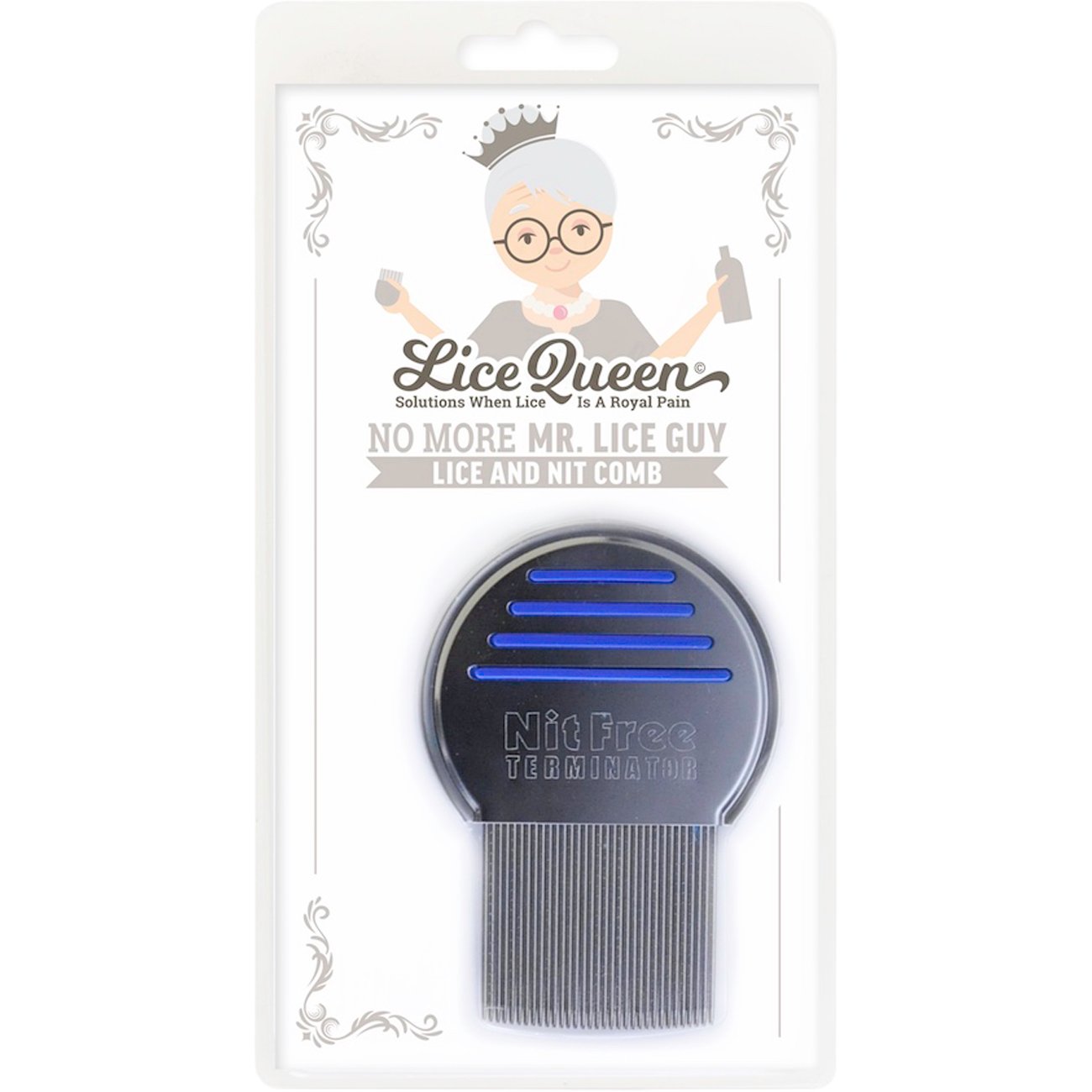 Lice Queen No More Mr. Lice Guy Lice & Nit Comb - Shop Bath & hair care ...