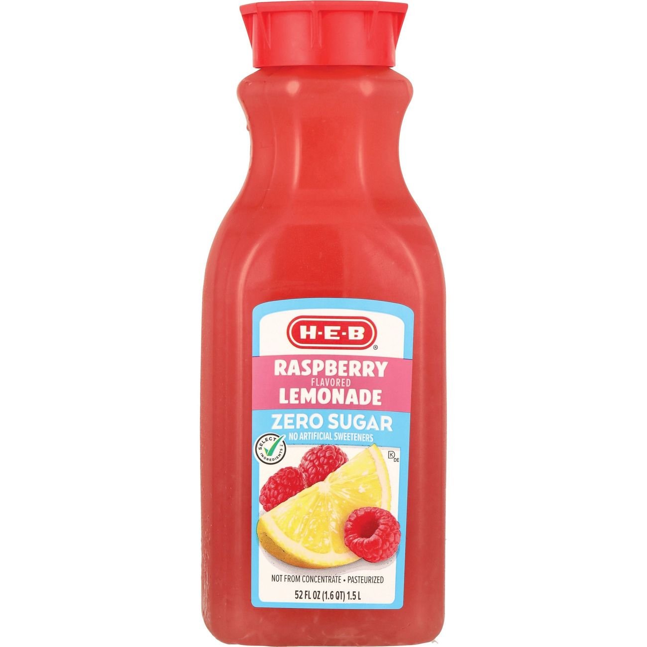 H-E-B Zero Sugar Raspberry Lemonade - Shop Juice at H-E-B