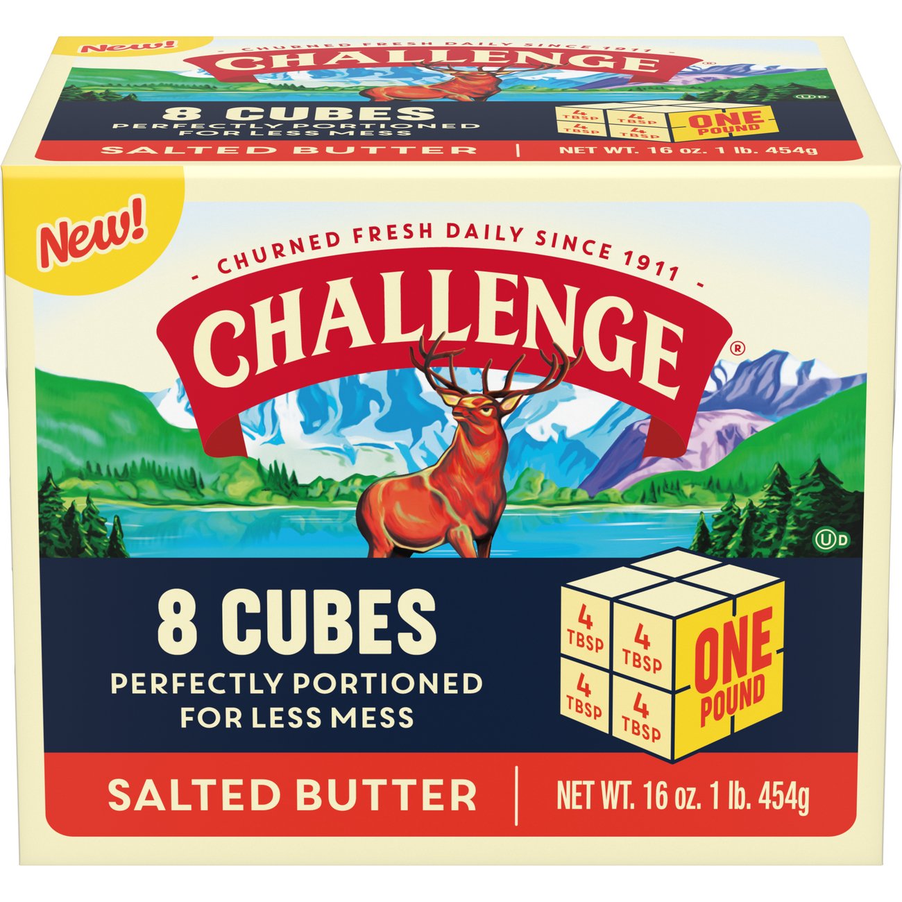 Challenge Salted Butter Cubes - Shop Butter & margarine at H-E-B