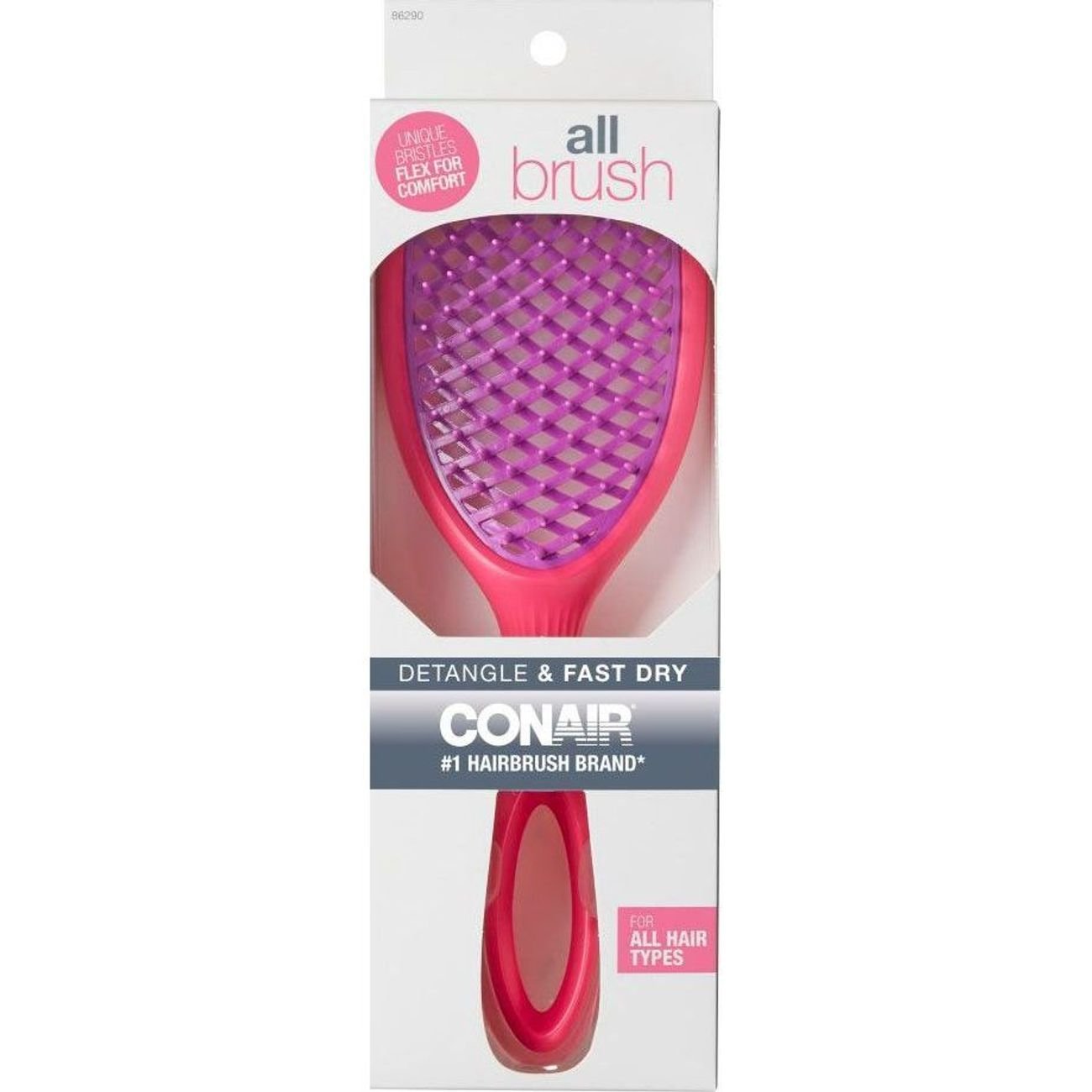 Conair Flexible Comfort Detangle & Fast Dry Hairbrush - Shop Brushes ...