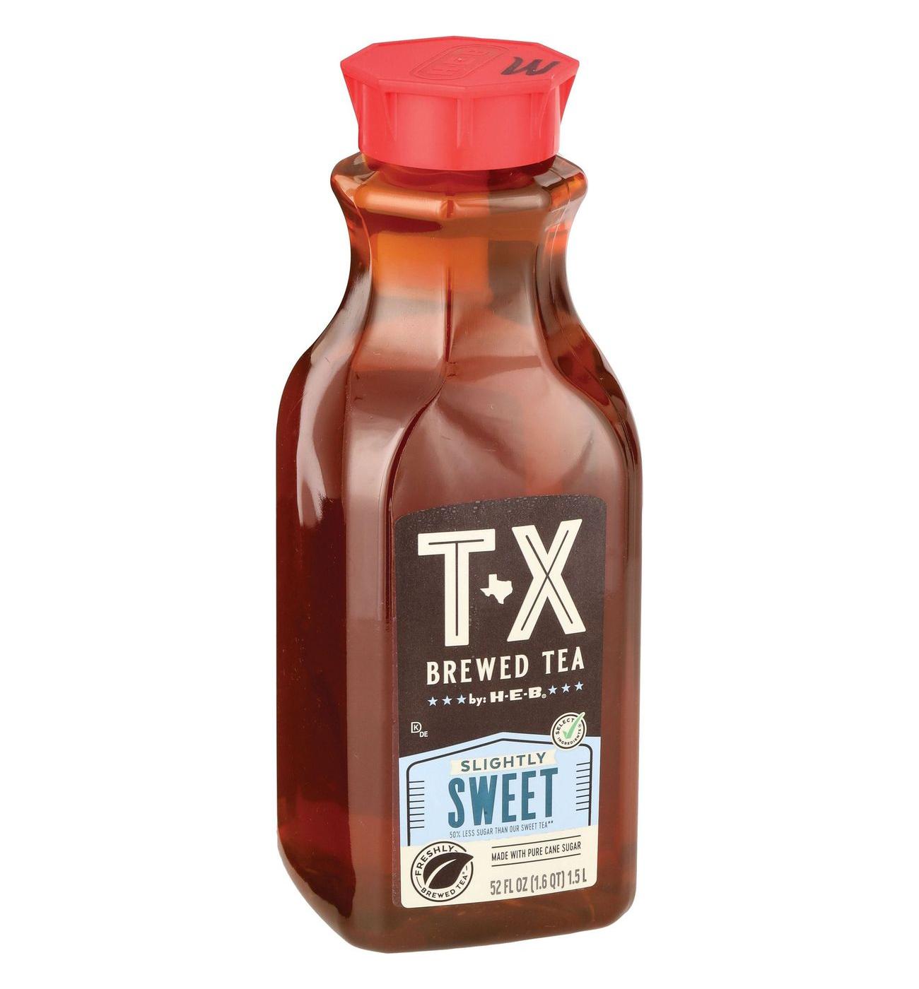 H-E-B TX Brewed Slightly Sweet Tea - Shop Tea at H-E-B