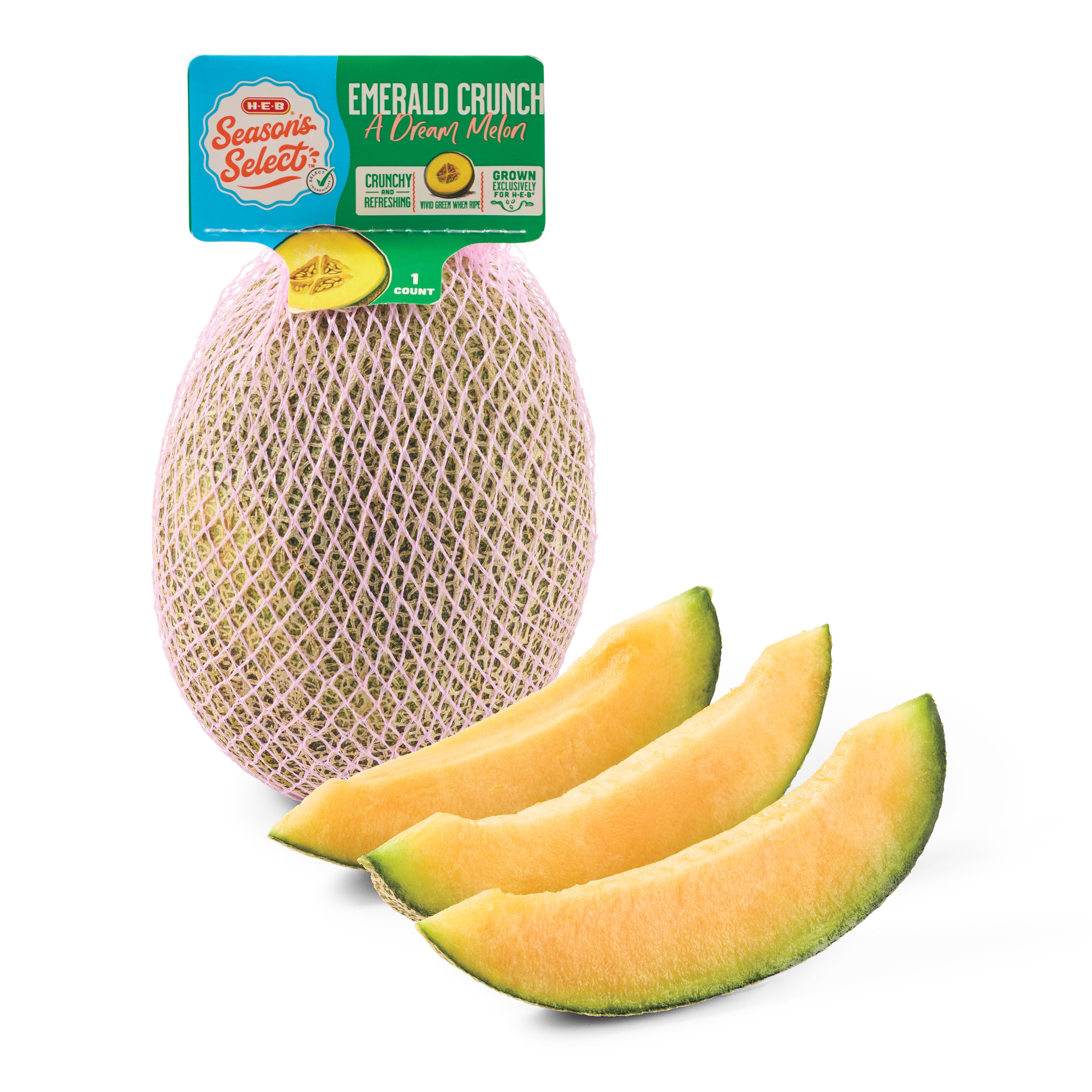 H-E-B Season's Select Melon - Emerald Crunch - Shop Melons at H-E-B