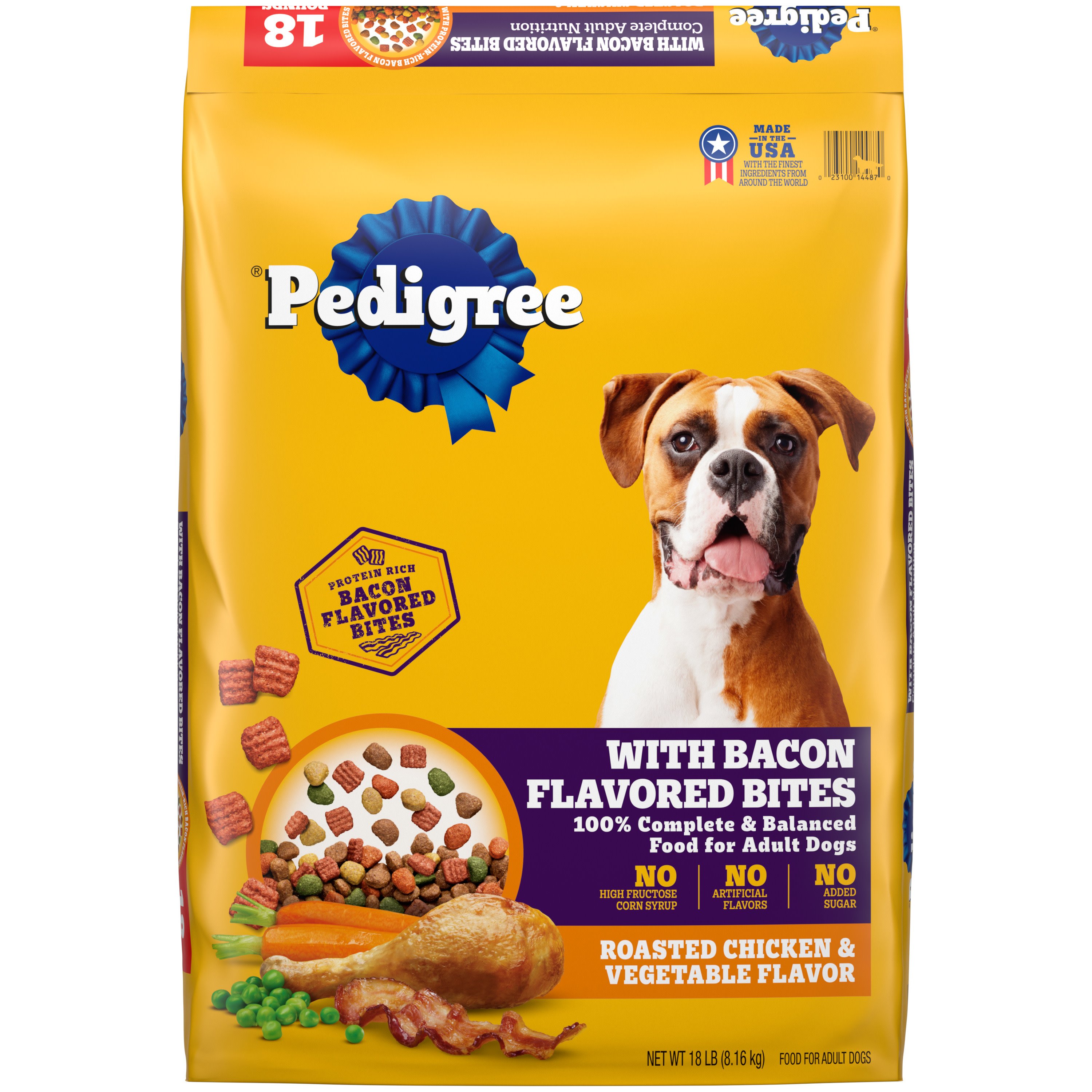 Pedigree Adult Dry Dog Food Roasted - Chicken & Vegetable Flavor With ...