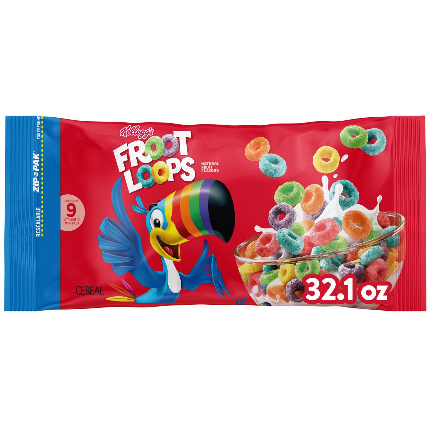 Kellogg's Froot Loops Cereal Bag - Shop Cereal at H-E-B