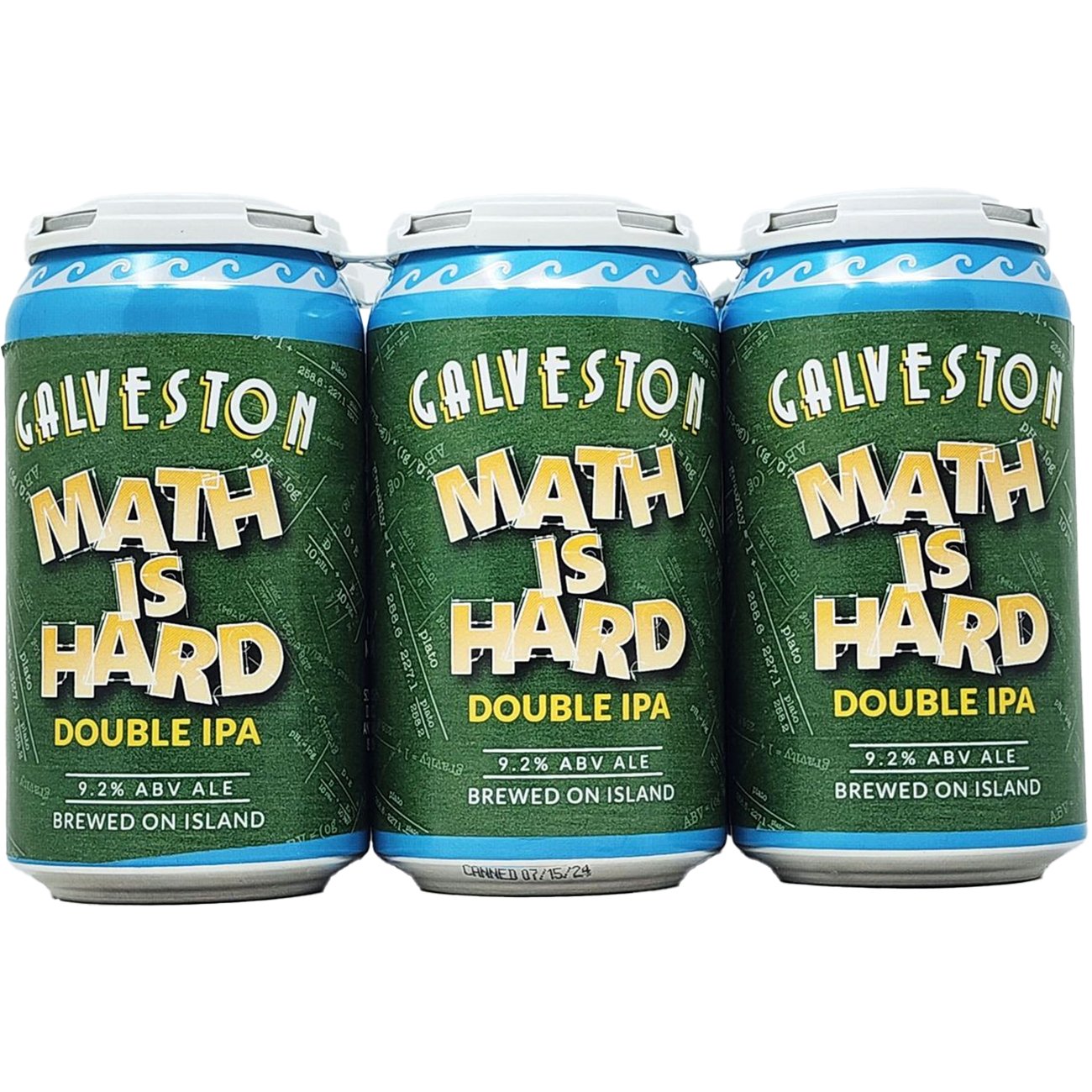 Galveston Island Brewing Math is Hard Double IPA Craft Beer 6 pk Cans ...