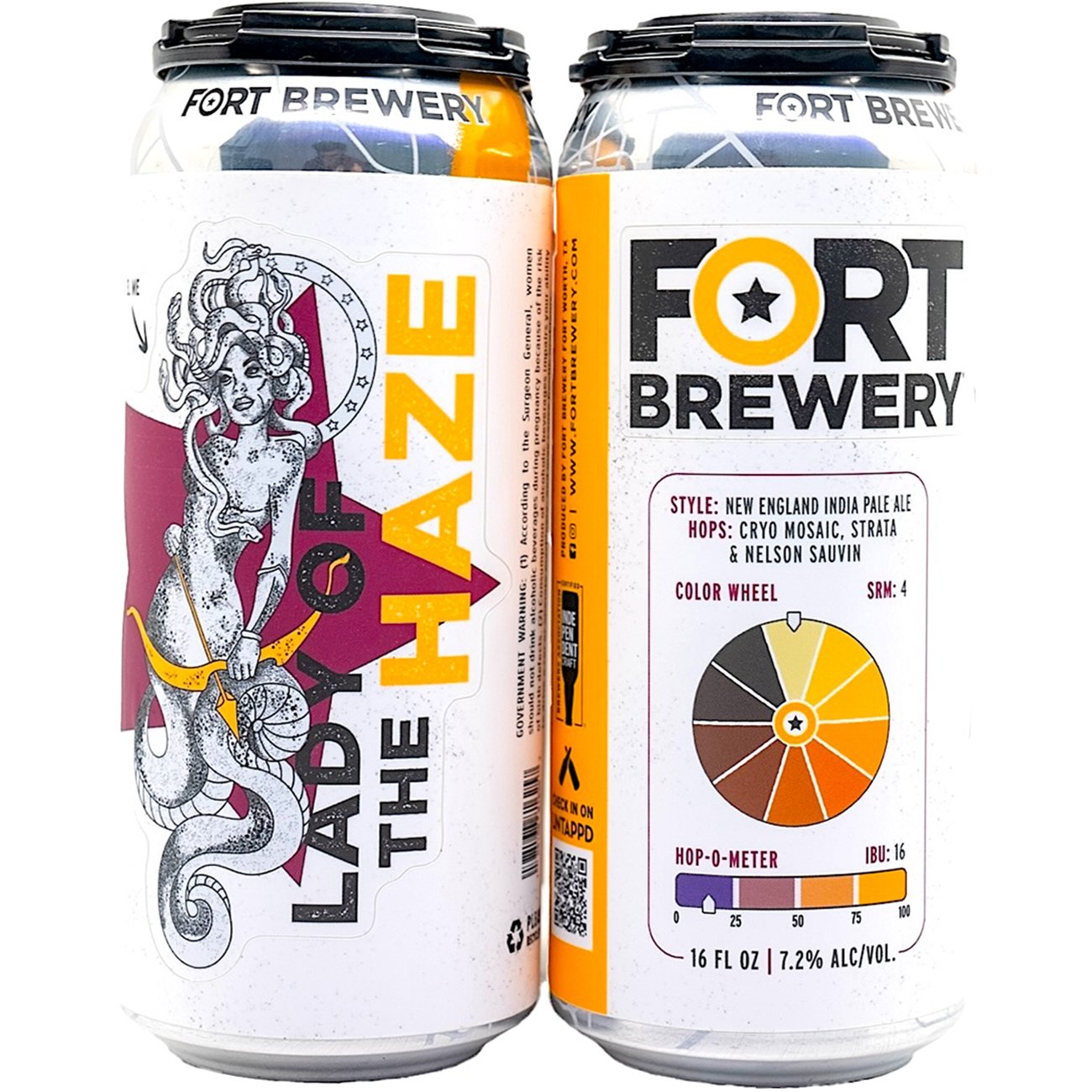 Fort Brewery Lady Of The Haze New England IPA 4 pk Cans - Shop Beer at ...