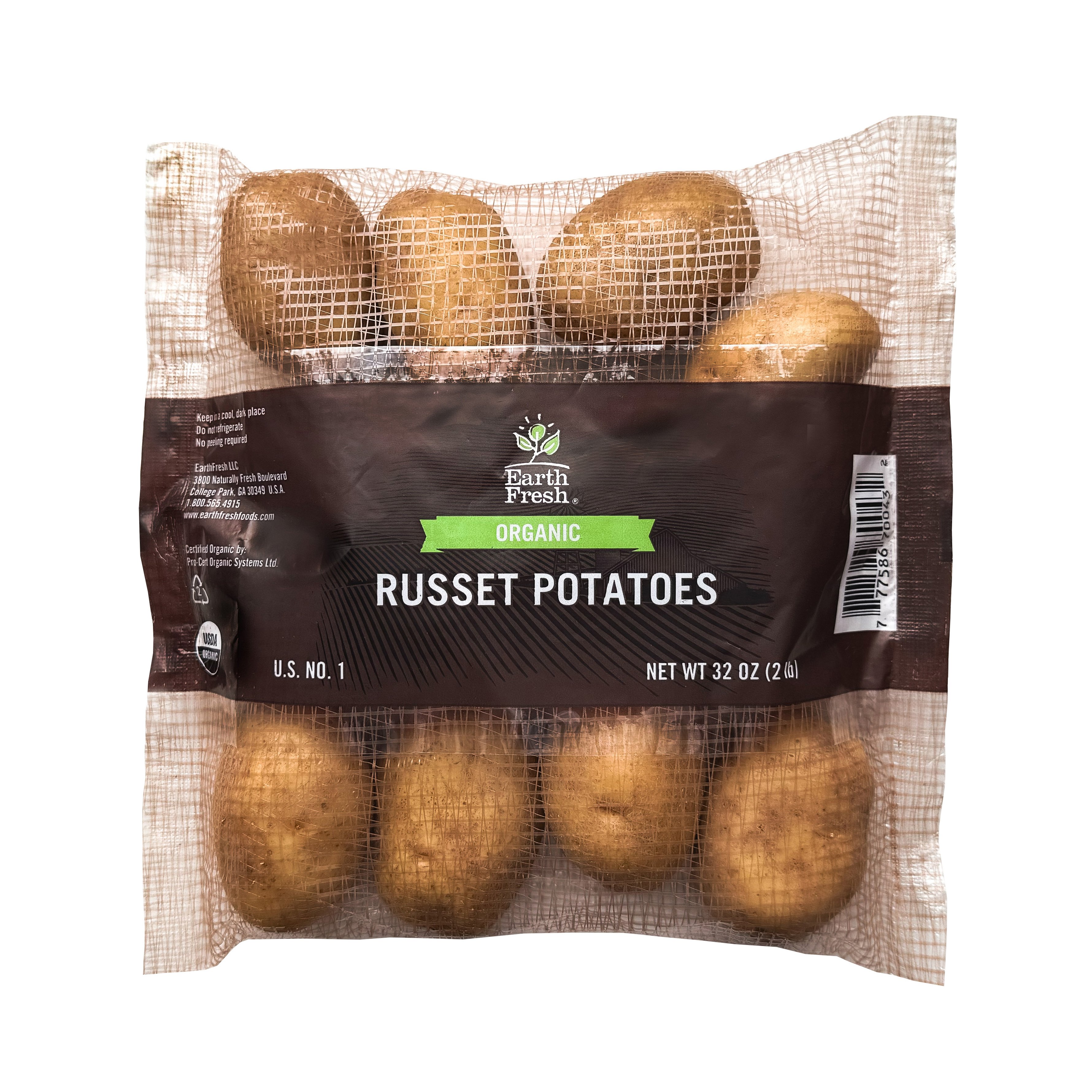 Earth Fresh Organic Russet Potatoes - Shop Potatoes & carrots at H-E-B