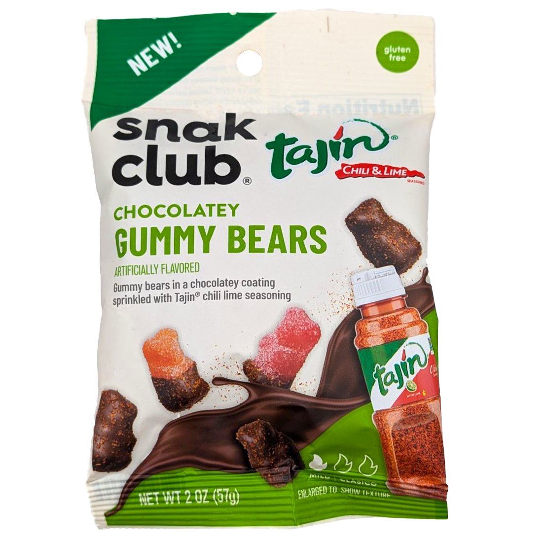 Snak Club Tajin Chocolatey Gummy Bears - Shop Candy at H-E-B
