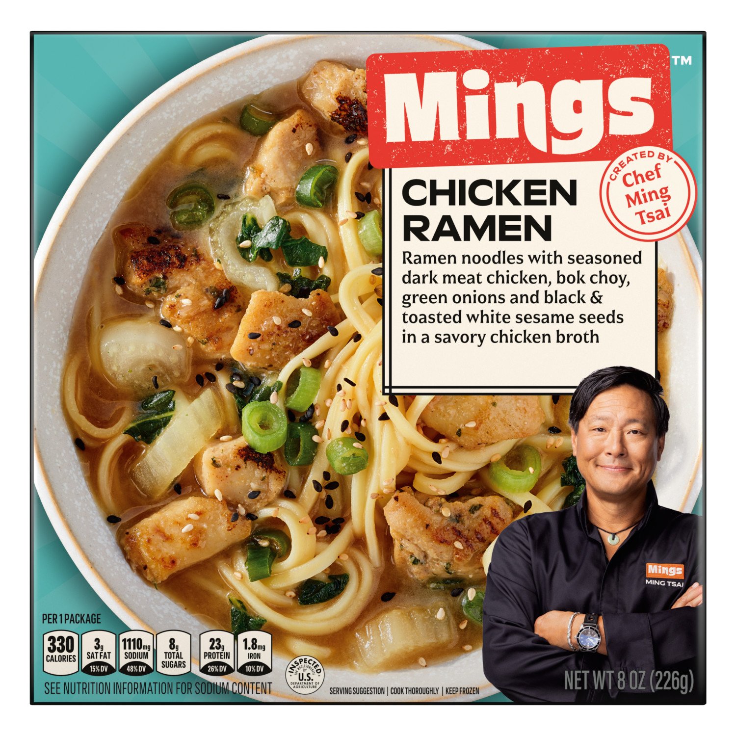 Mings Chicken Ramen Noodles Bowl Frozen Meal - Shop Entrees & sides at ...