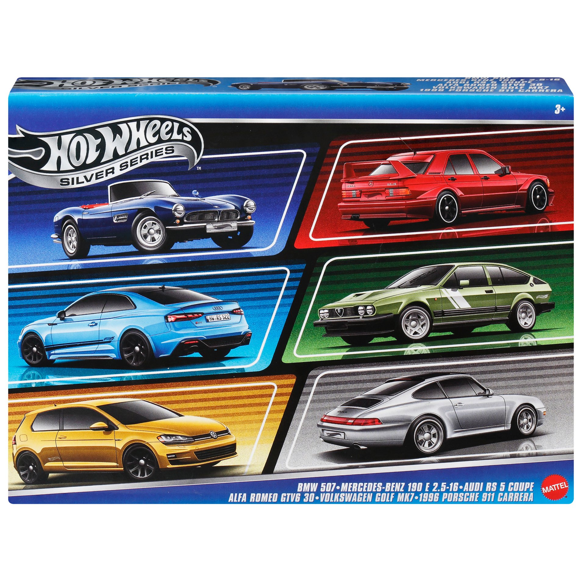 Hot Wheels Silver Series European Style Cars Multipack - Shop Toy ...