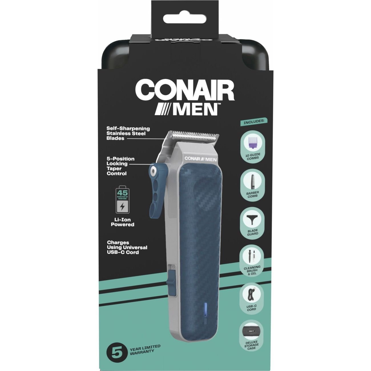 Conair Men's Rechargeable 17 Piece Clipper & Trimmer Kit - Shop Electric shavers & trimmers at H-E-B