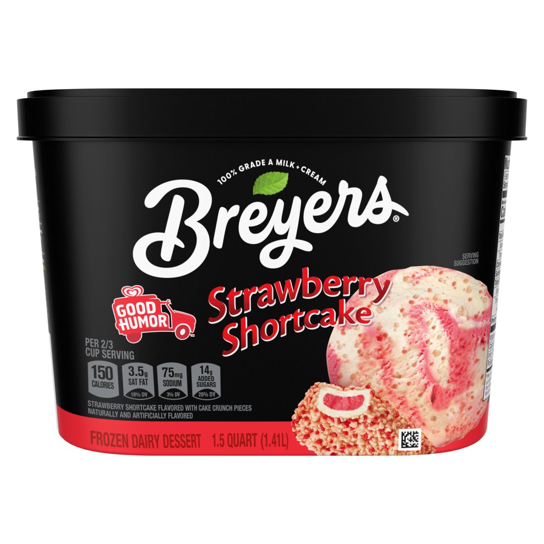 Breyers Strawberry Shortcake Frozen Dairy Dessert - Shop Ice cream at H-E-B