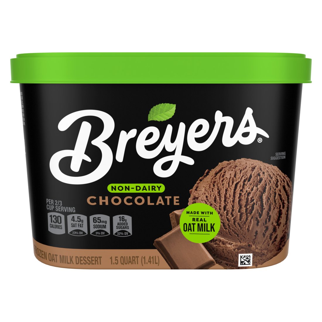 Breyers Non-Dairy Chocolate Frozen Oat Milk Dessert - Shop Ice cream at ...
