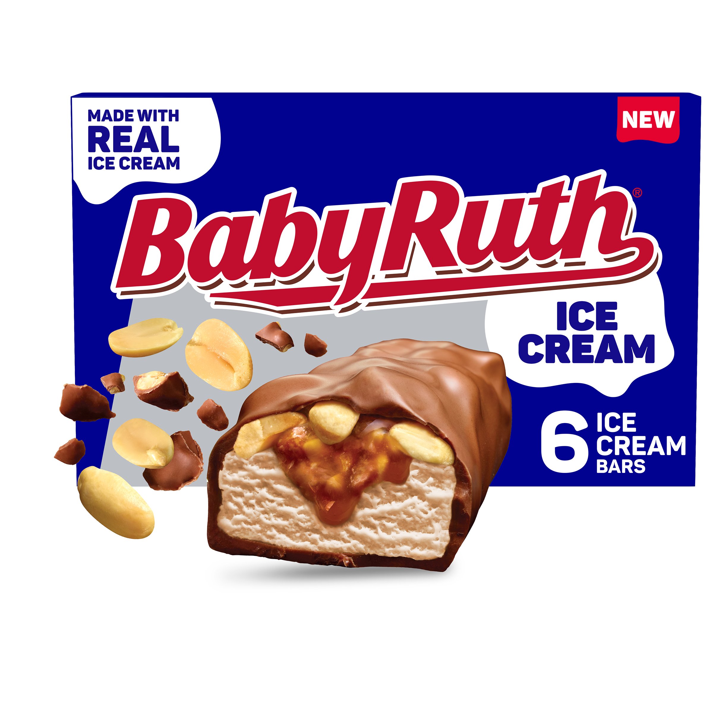 Baby Ruth Ice Cream Bars - Shop Bars & pops at H-E-B