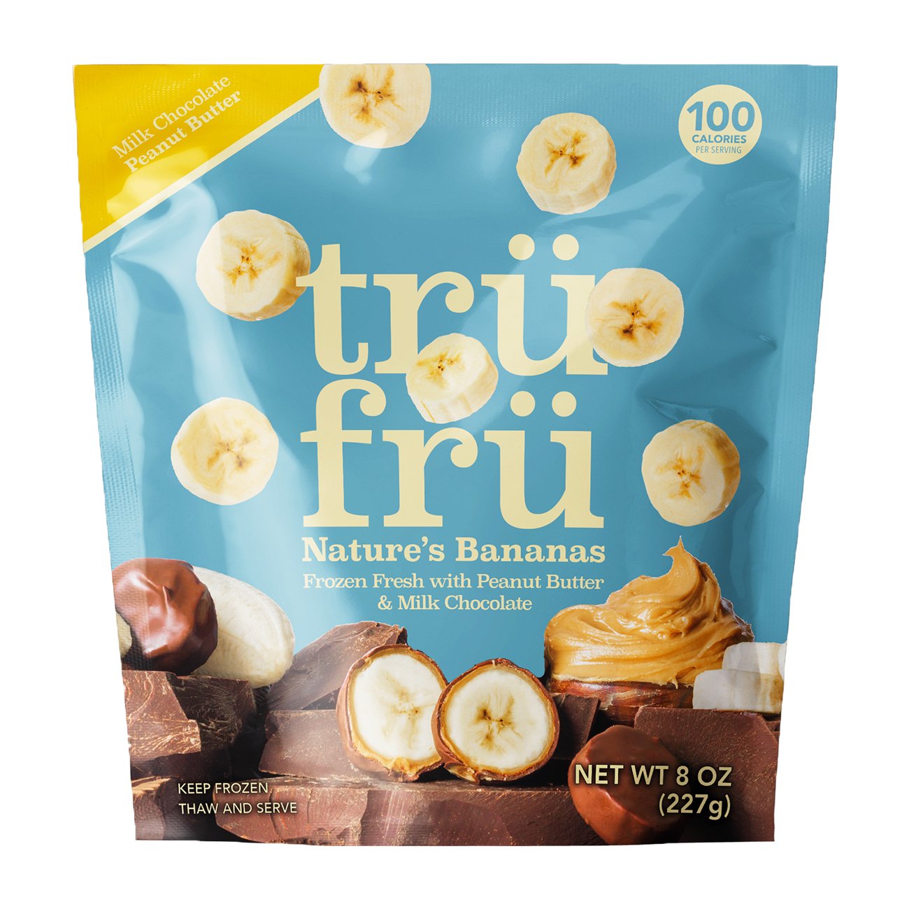 Tru Fru Natures Banana - Peanut Butter & Milk Chocolate - Shop Bars ...