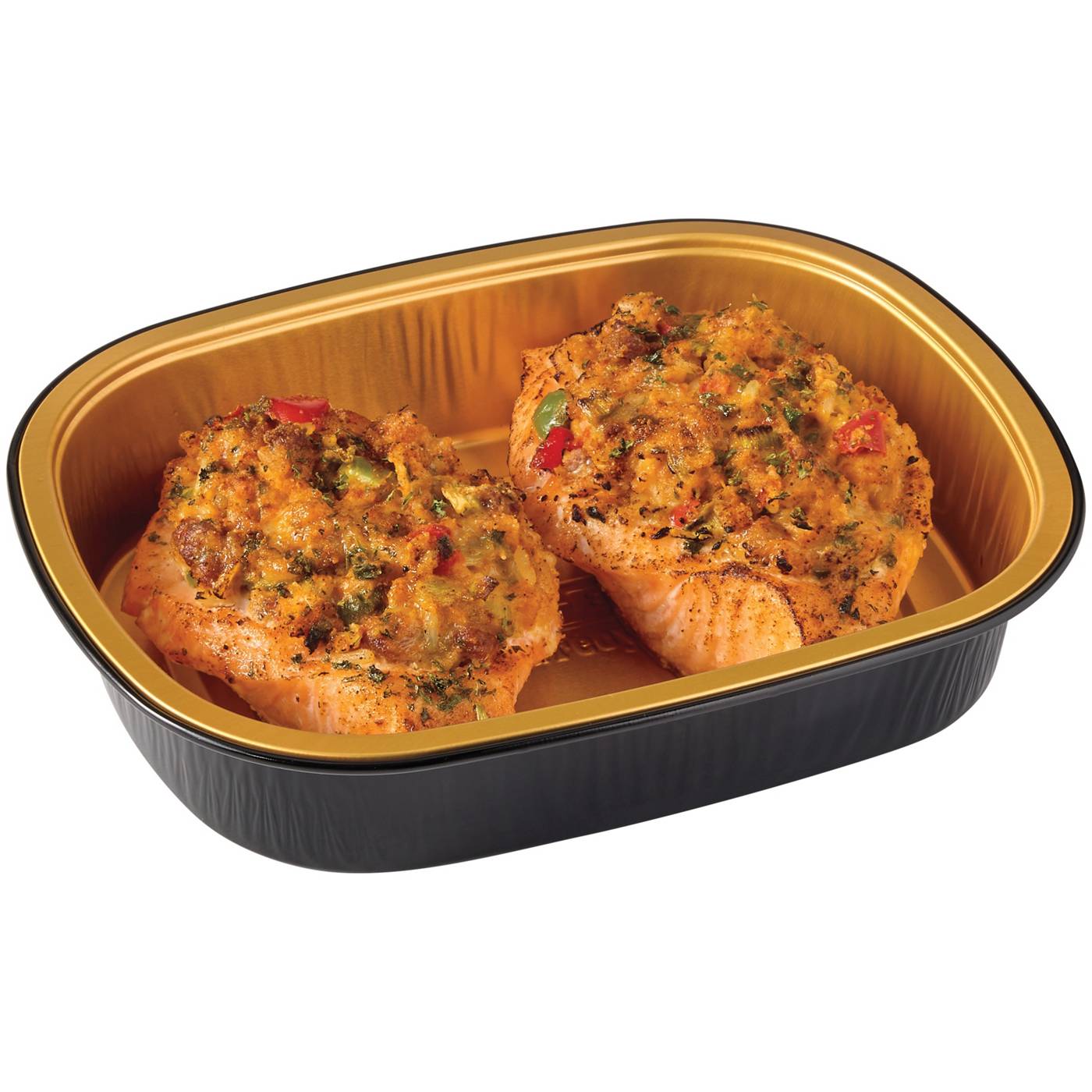 Meal Simple by H-E-B Craw Shrimp Stuffed Salmon Portion - Shop Entrees ...