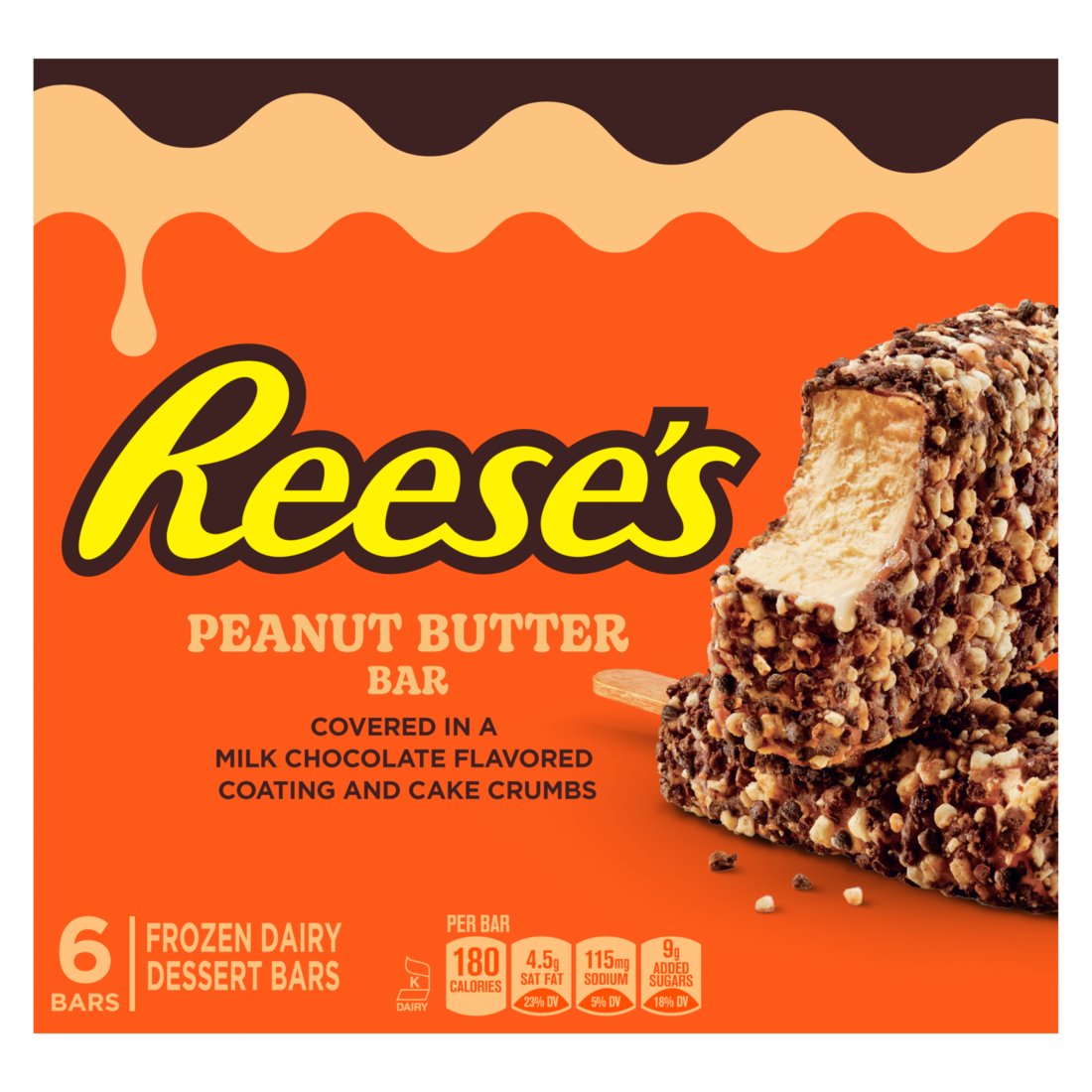 Breyers Reeses Peanut Butter Bars - Shop Bars & pops at H-E-B