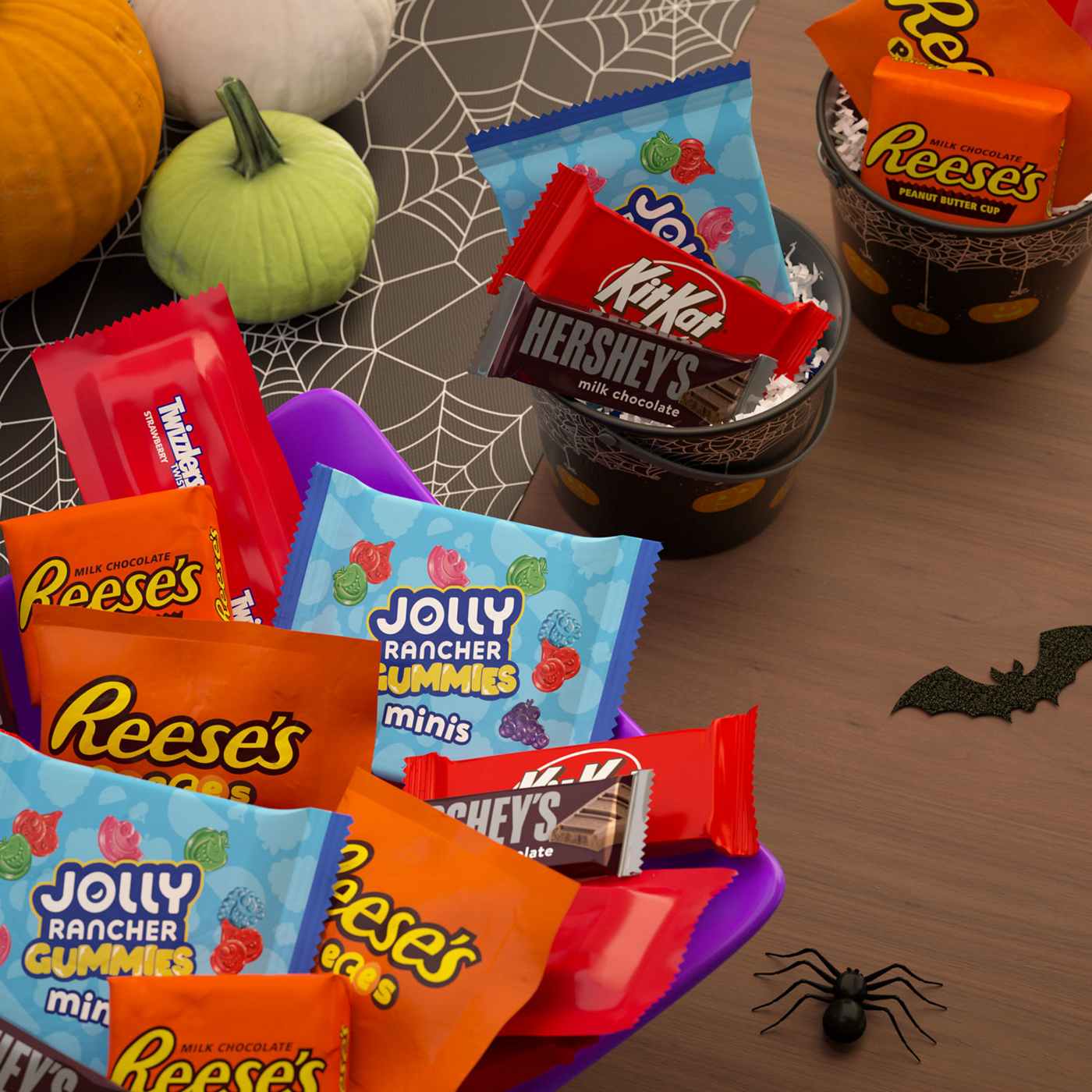 Hershey's, Reese's, Kit Kat, Twizzlers & Jolly Rancher Assorted Halloween Candy - Shop Candy at ...
