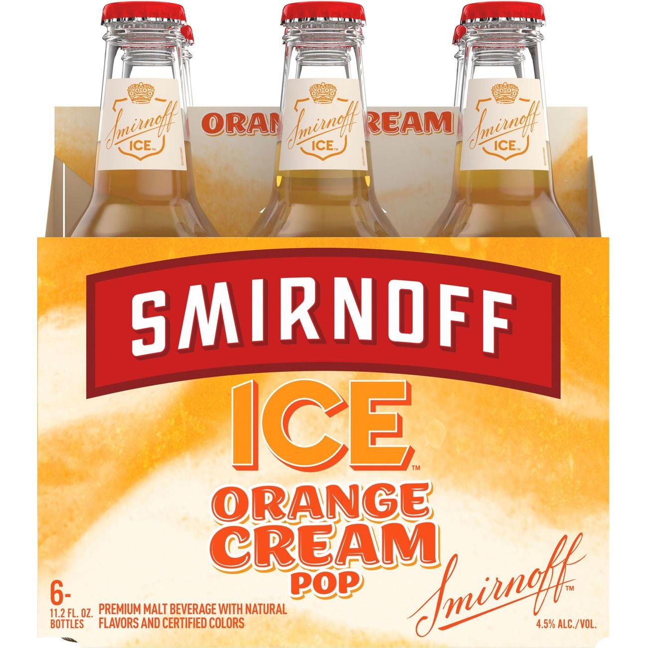 Smirnoff Ice Orange Cream Pop 6 pk Bottles - Shop Malt beverages ...