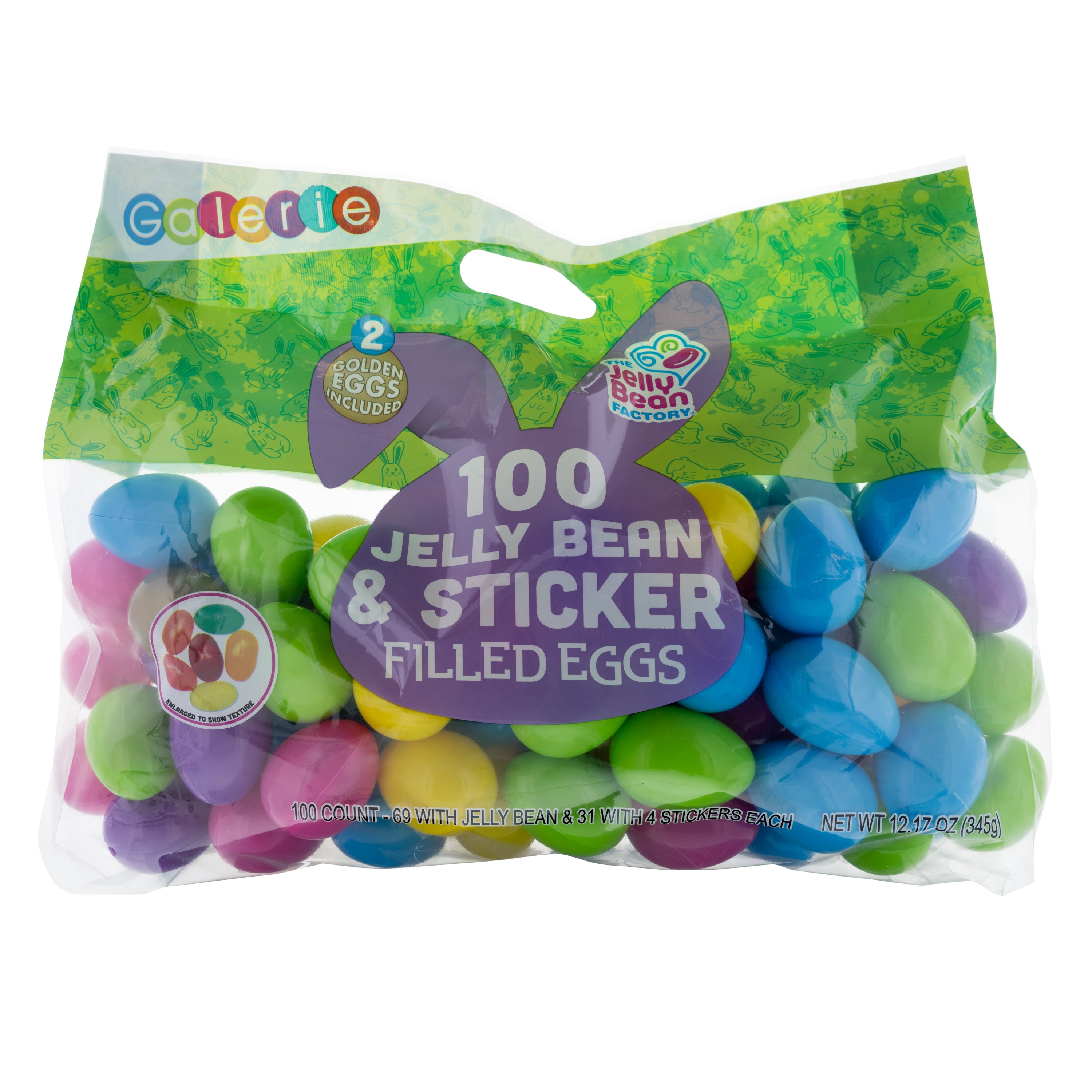 Galerie Jelly Beans & Stickers Filled Easter Eggs - Shop Candy at H-E-B