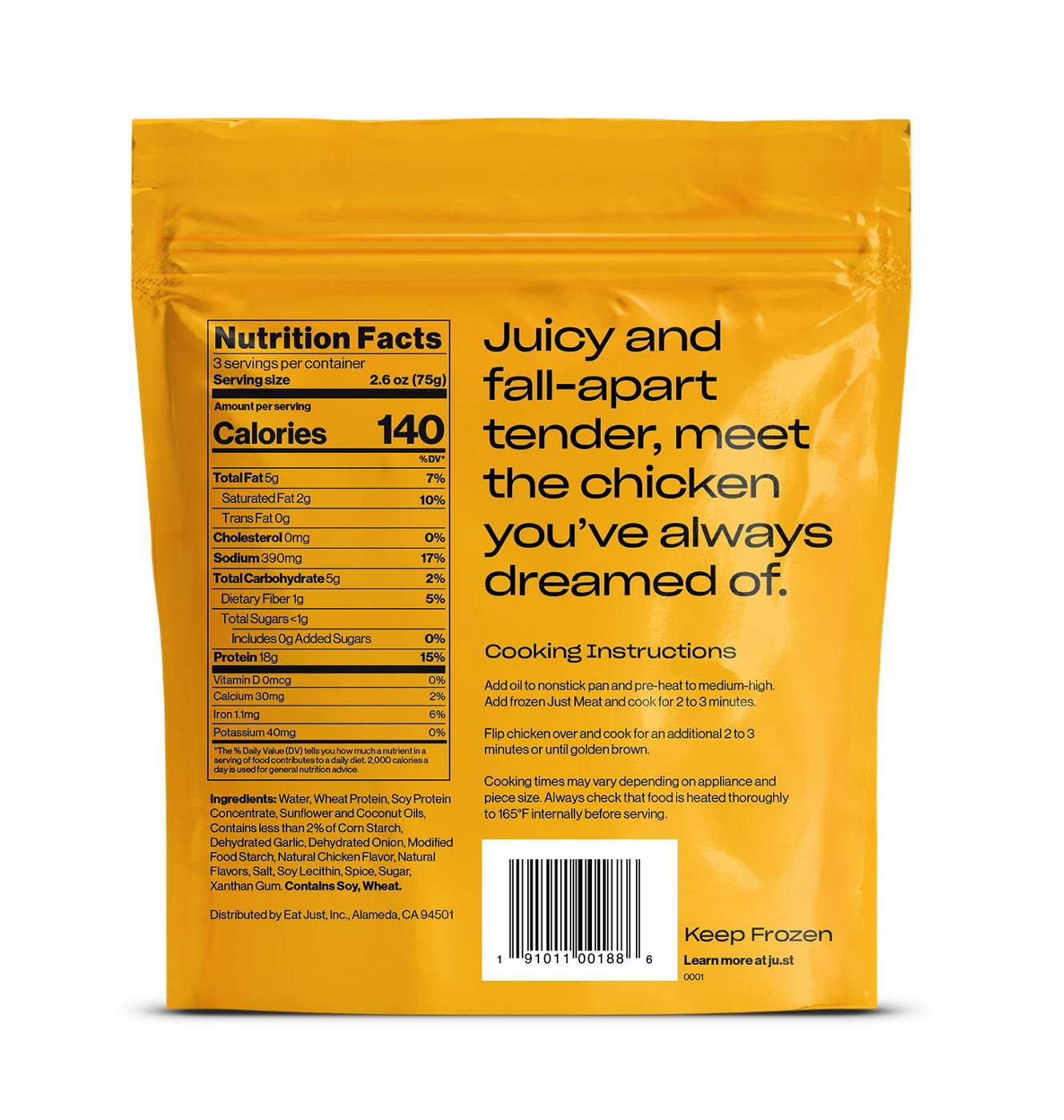 Just Meat Plant-based Chicken Original - Shop Tofu & meat alternatives ...