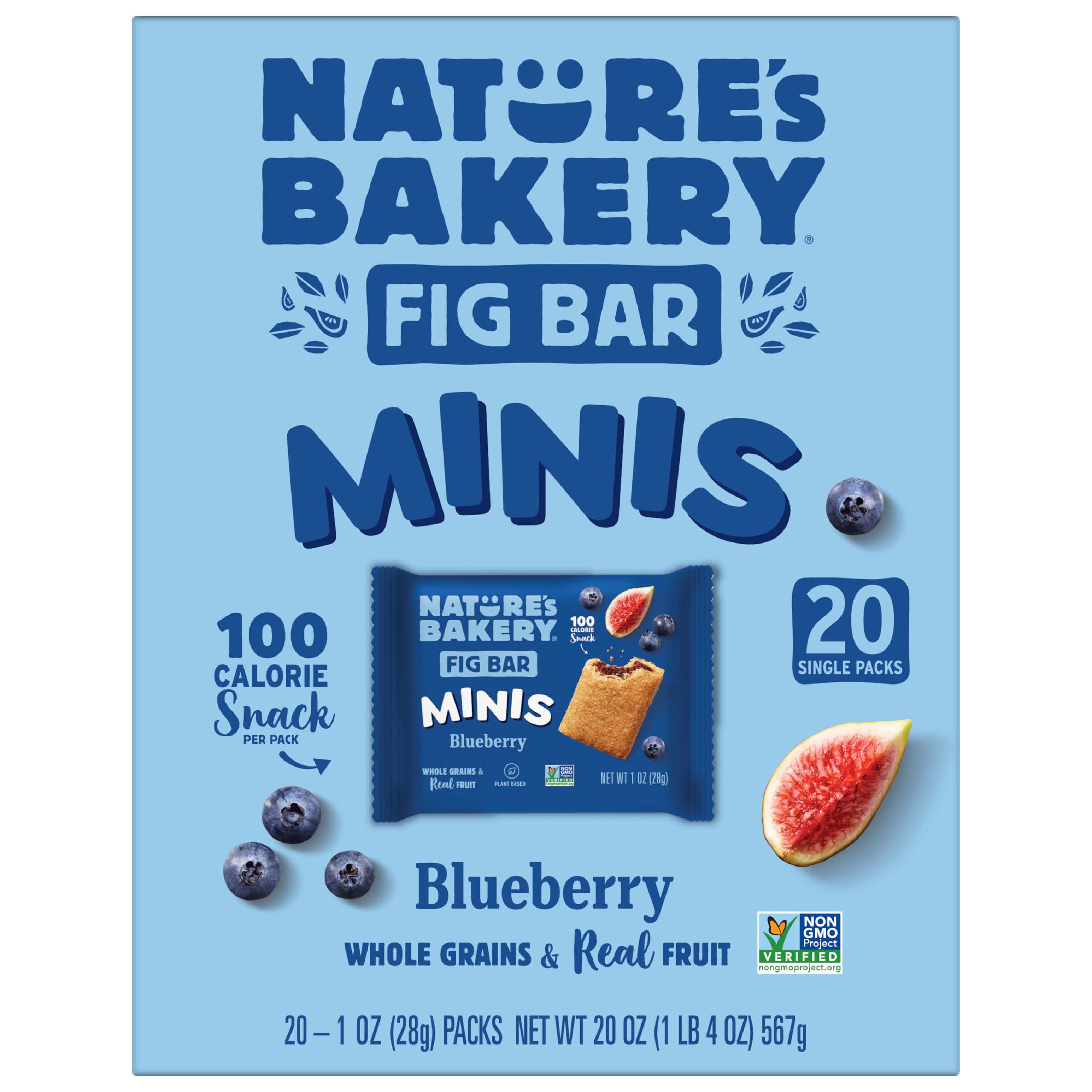 Nature's Bakery Fig Bar Minis - Blueberry - Shop Granola & snack bars ...