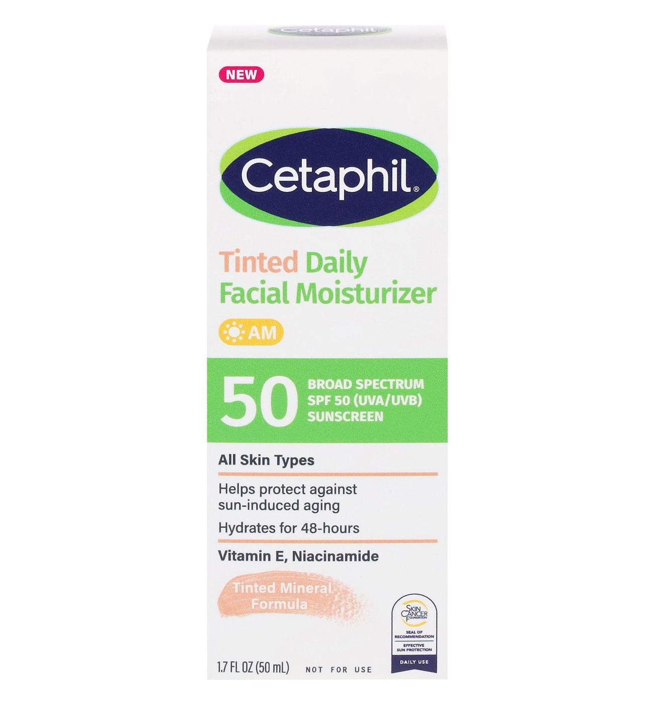 Cetaphil Tinted Daily Facial Moisturizer - SPF 50 - Shop Facial ...