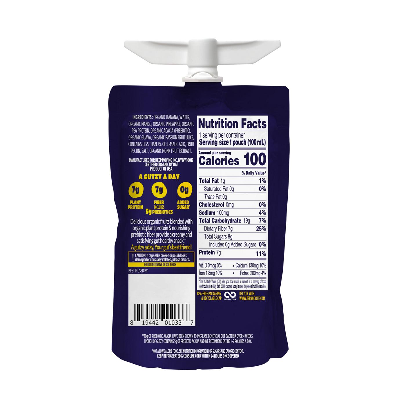 Gutzy Organic Prebiotic Protein Snack - Tropical Blend - Shop Mixed ...