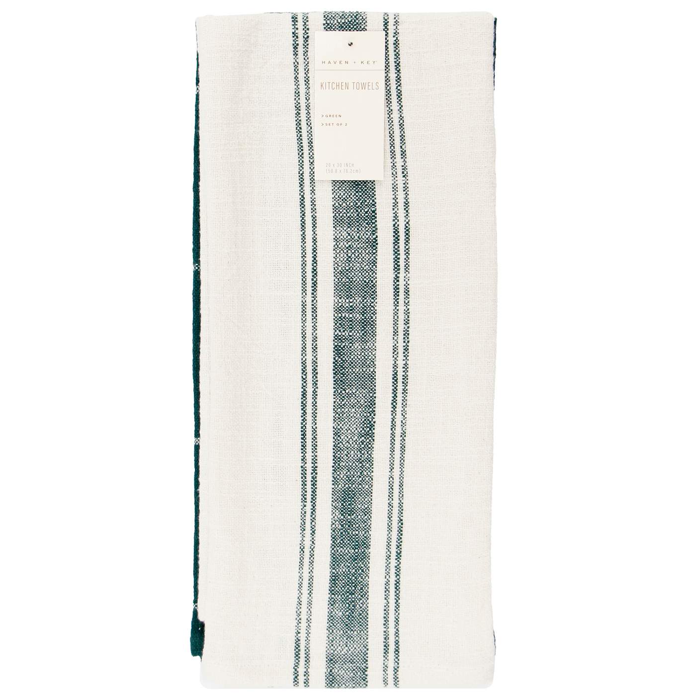 Haven + Key Windowpane Kitchen Towel Set - Green, 2 pk - Shop Seasonal ...
