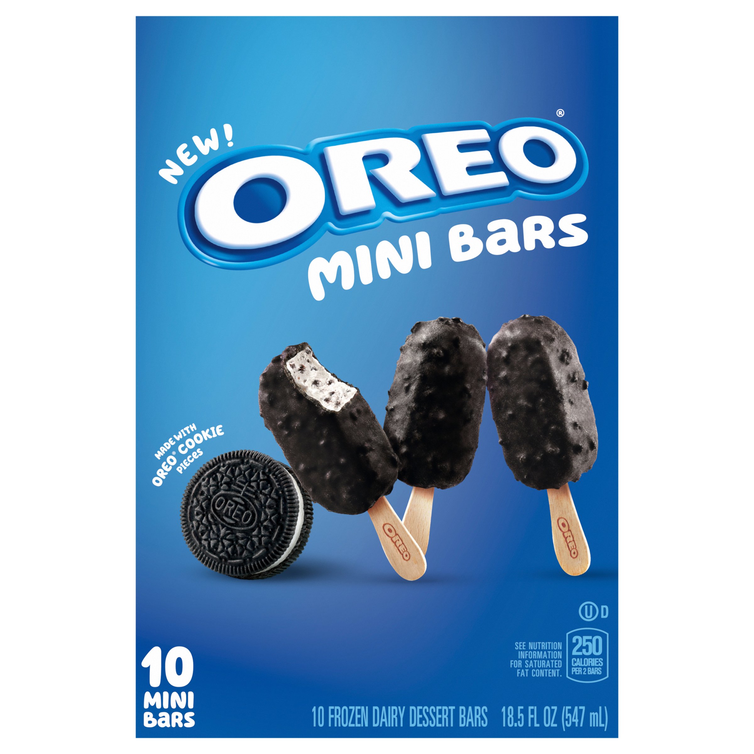 Dreyer's OREO Mini Frozen Dairy Dessert Bars - Shop Bars & pops at H-E-B