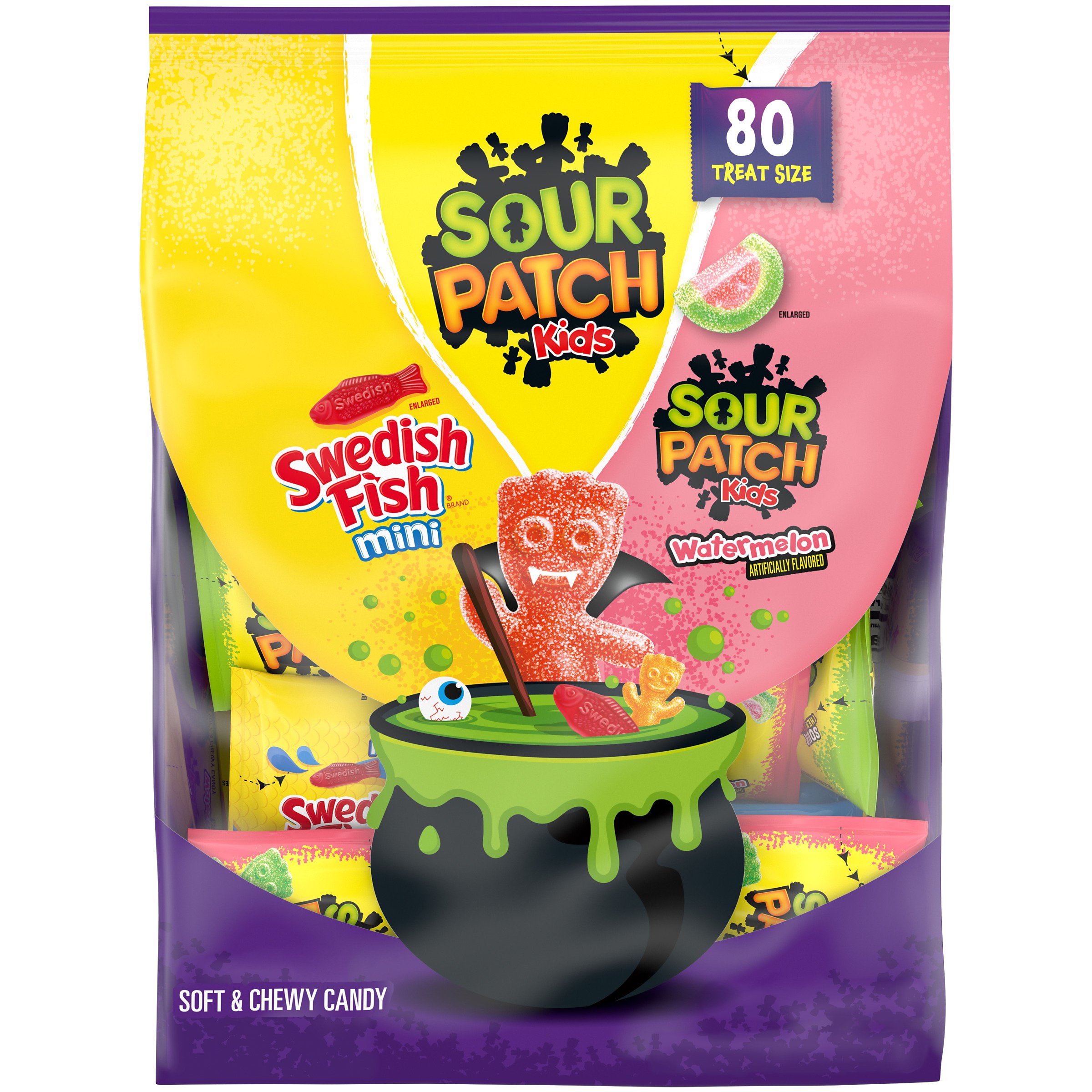 Sour Patch Kids & Swedish Fish Assorted Halloween Candy - Shop Candy at ...