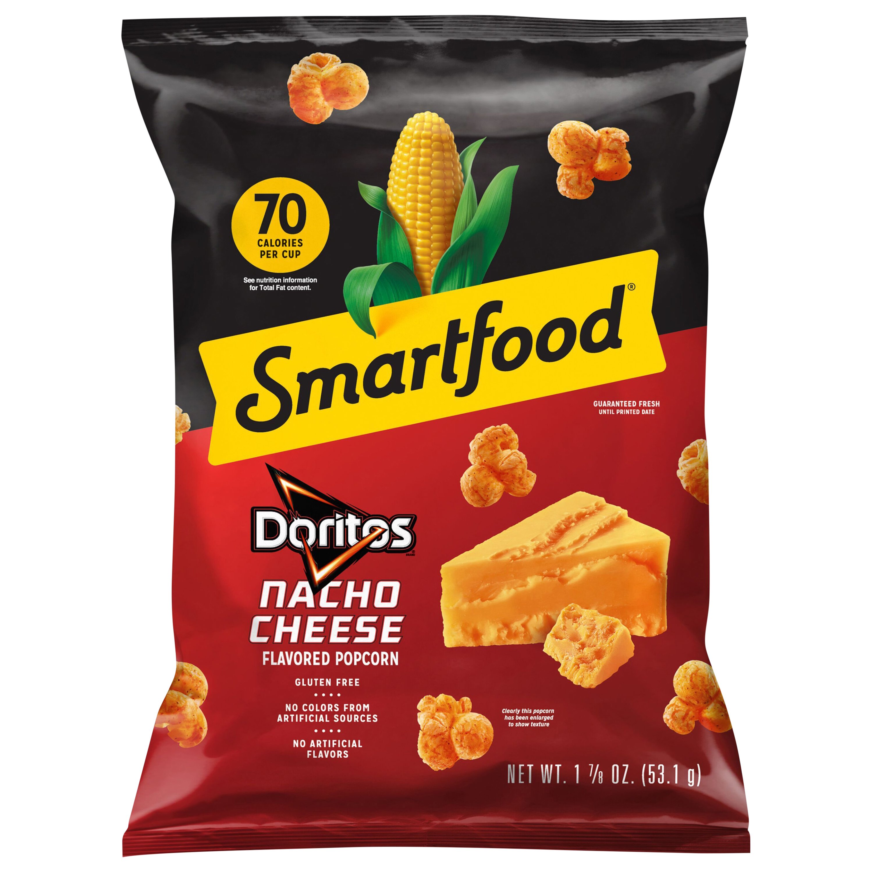 Smartfood Doritos Nacho Cheese Popped Popcorn - Shop Popcorn at H-E-B
