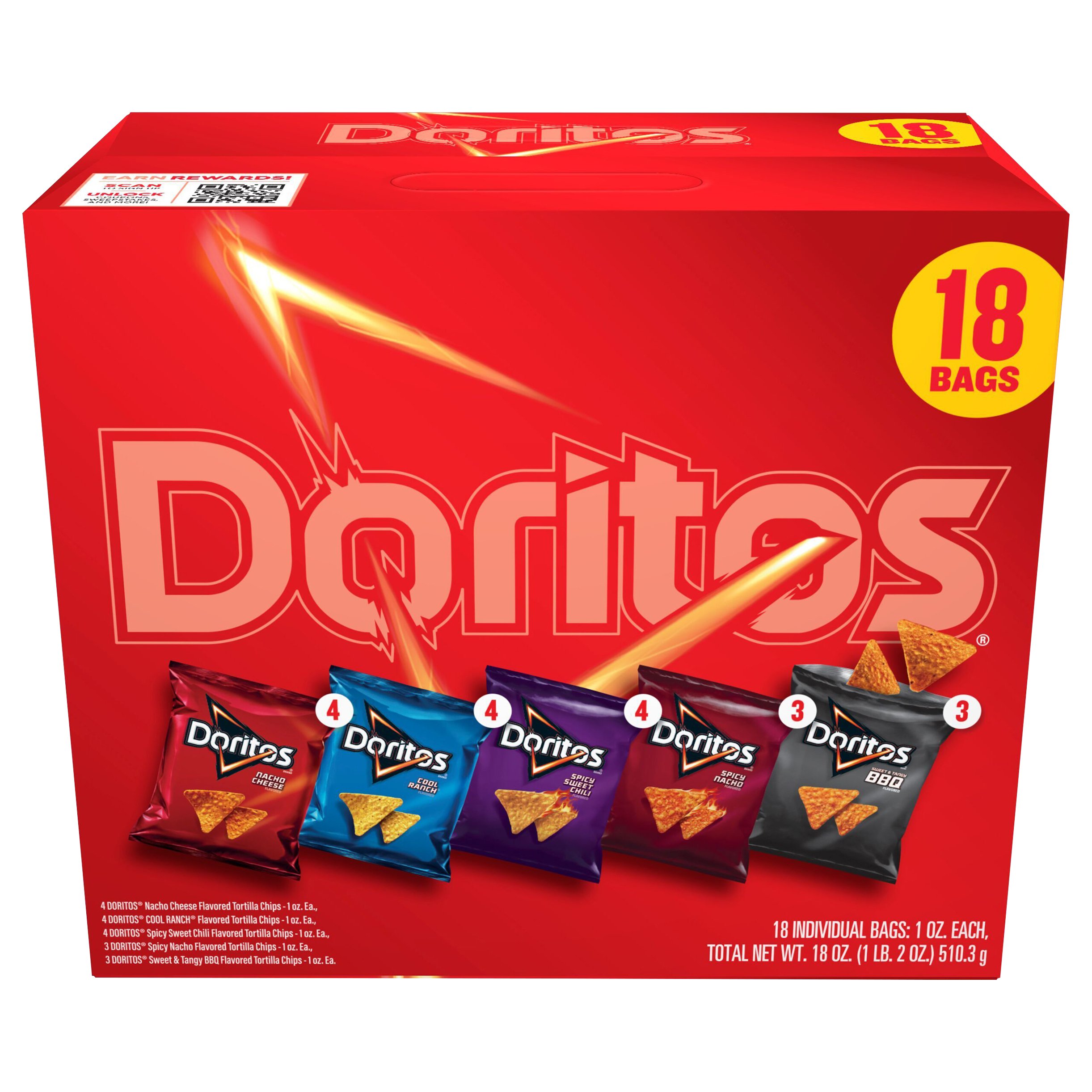 Doritos Tortilla Chips Multipack 1 oz Bags - Shop Chips at H-E-B