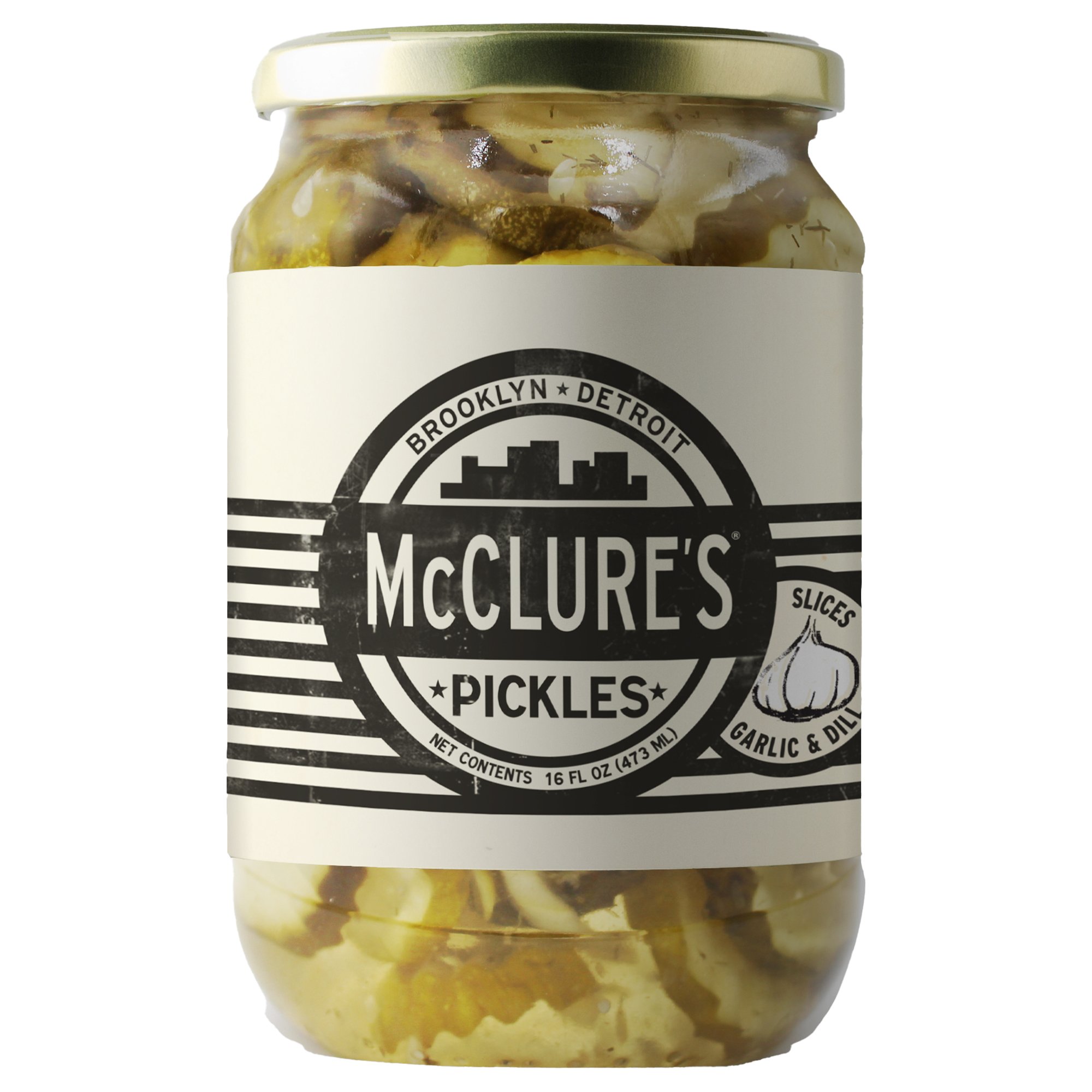 McClure's Pickle Slices - Garlic & Dill - Shop Pickles & cucumber at H-E-B