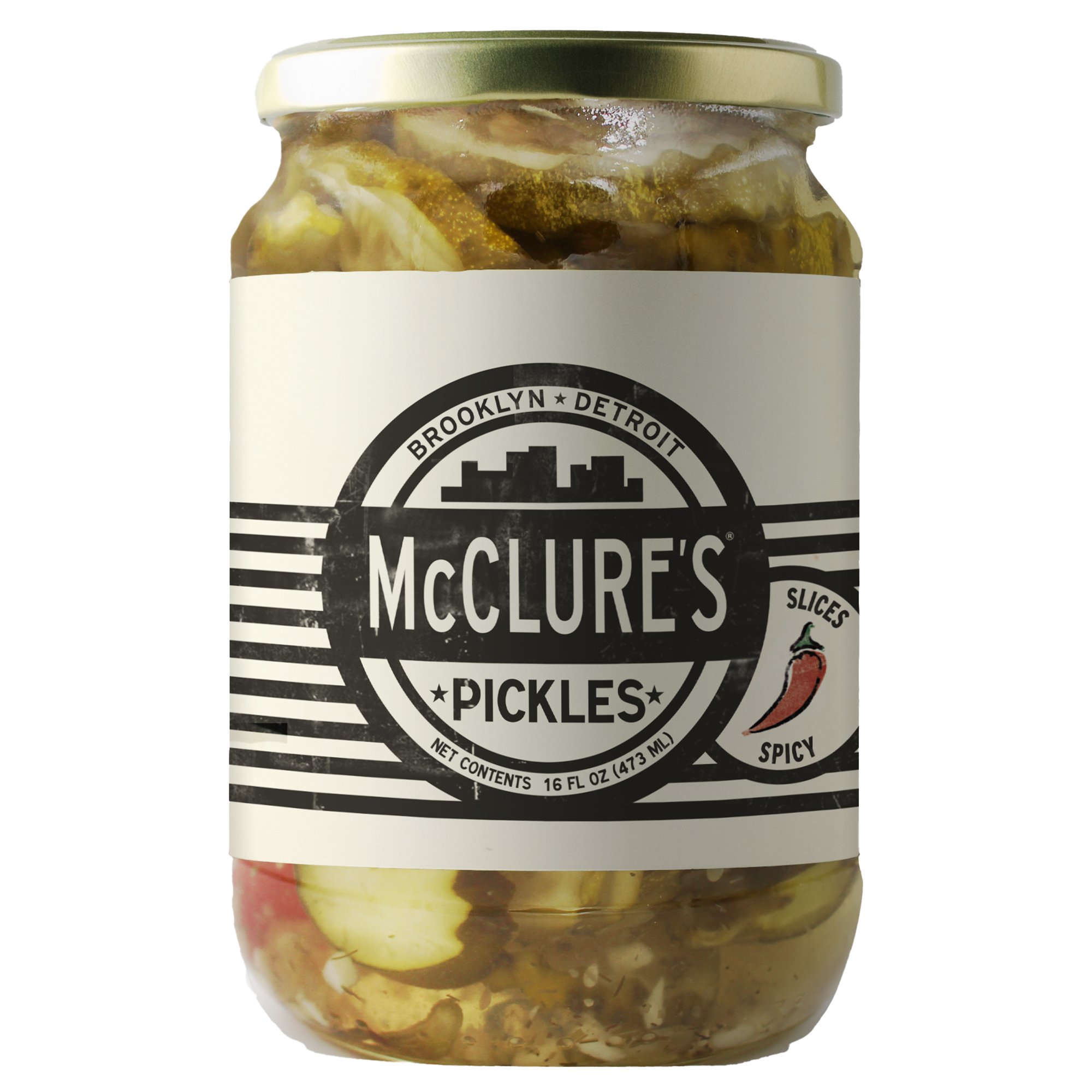 McClure's Pickle Slices - Spicy Dill - Shop Pickles & cucumber at H-E-B