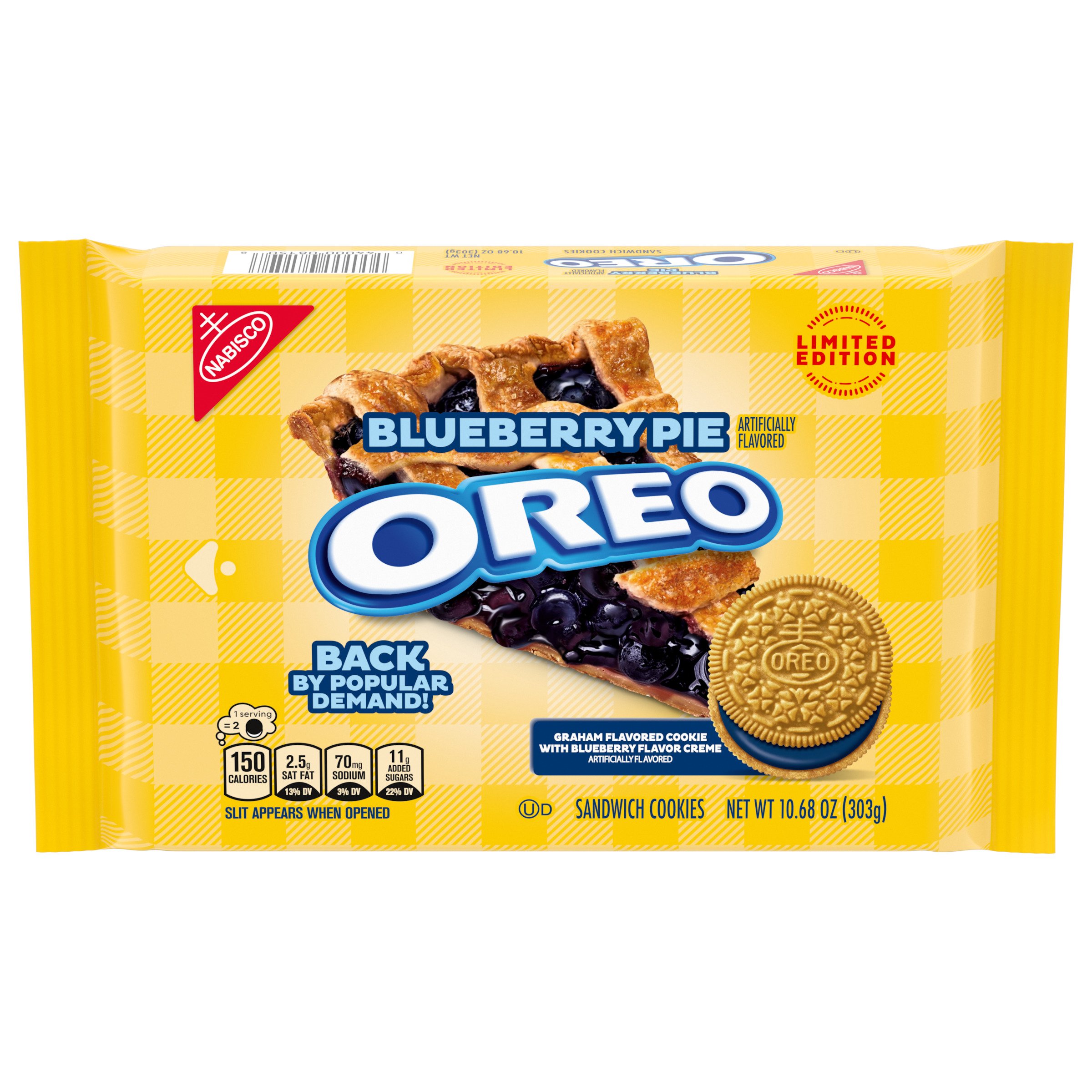 OREO Limited Edition Blueberry Pie Sandwich Cookies - Shop Cookies at H-E-B
