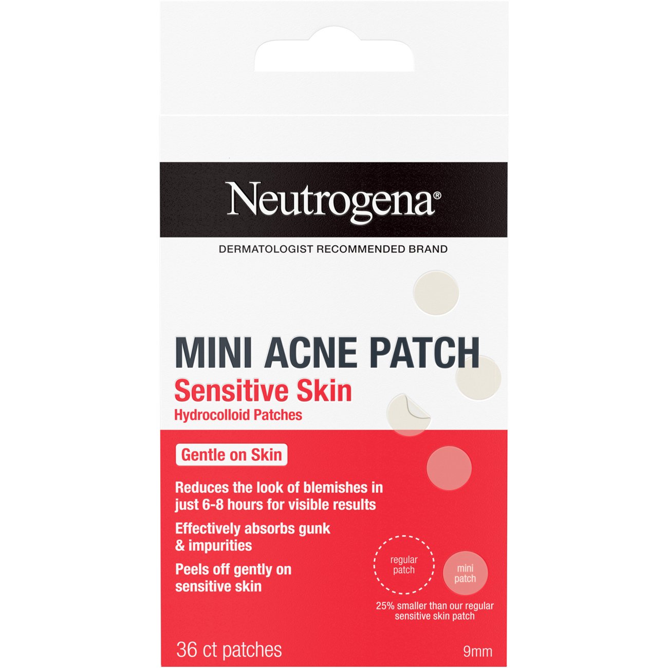 Neutrogena Sensitive Skin Hydrocolloid Mini Acne Patch - Shop Facial ...