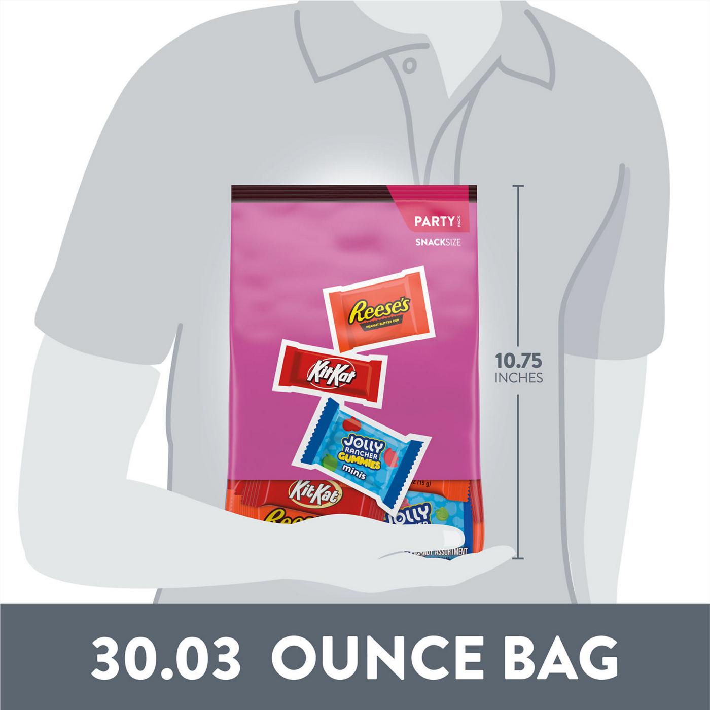 Jolly Rancher, Kit Kat & Reese's Assorted Flavored Snack Size Candy ...