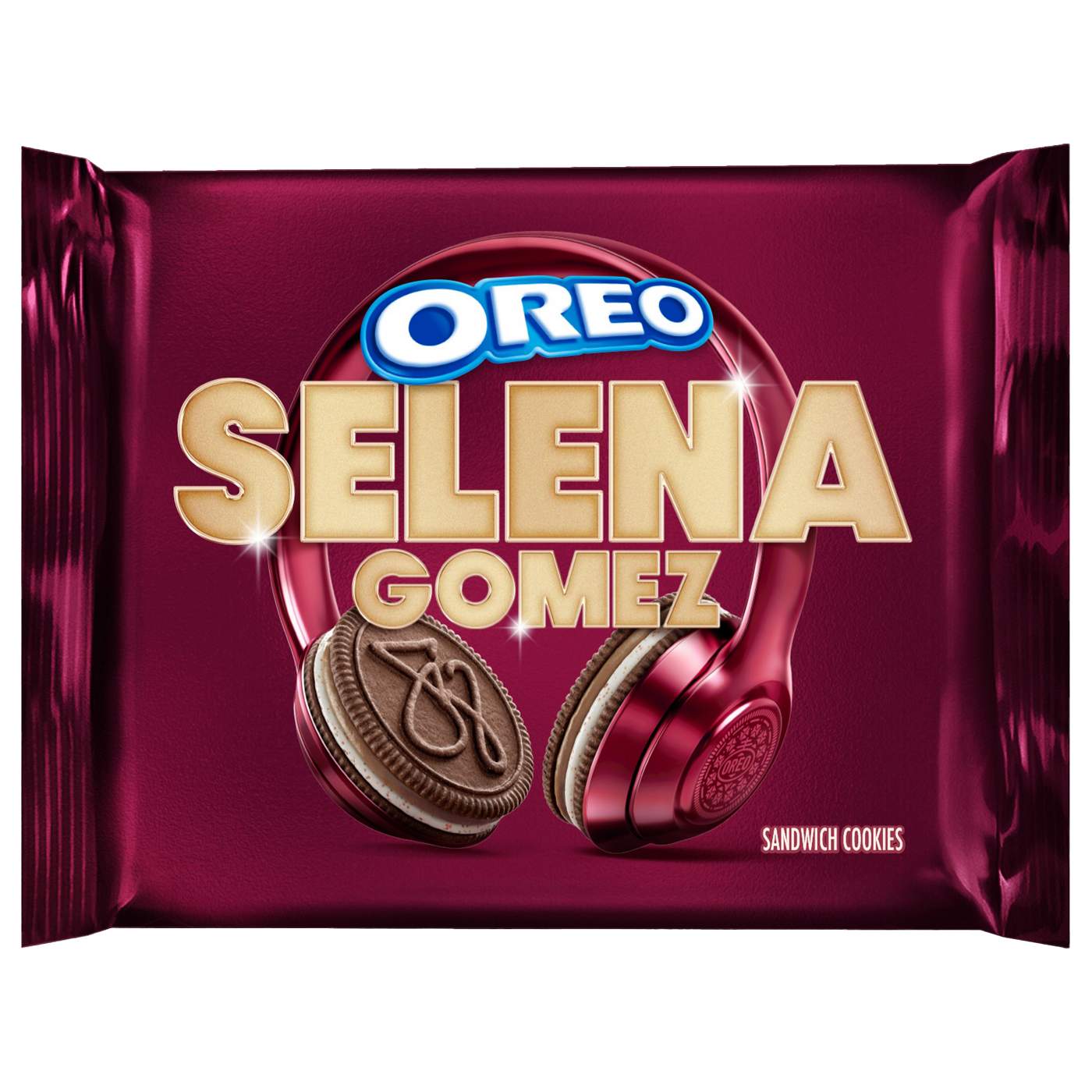 OREO Limited Edition Selena Gomez Chocolate & Cinnamon Creme Sandwich ...