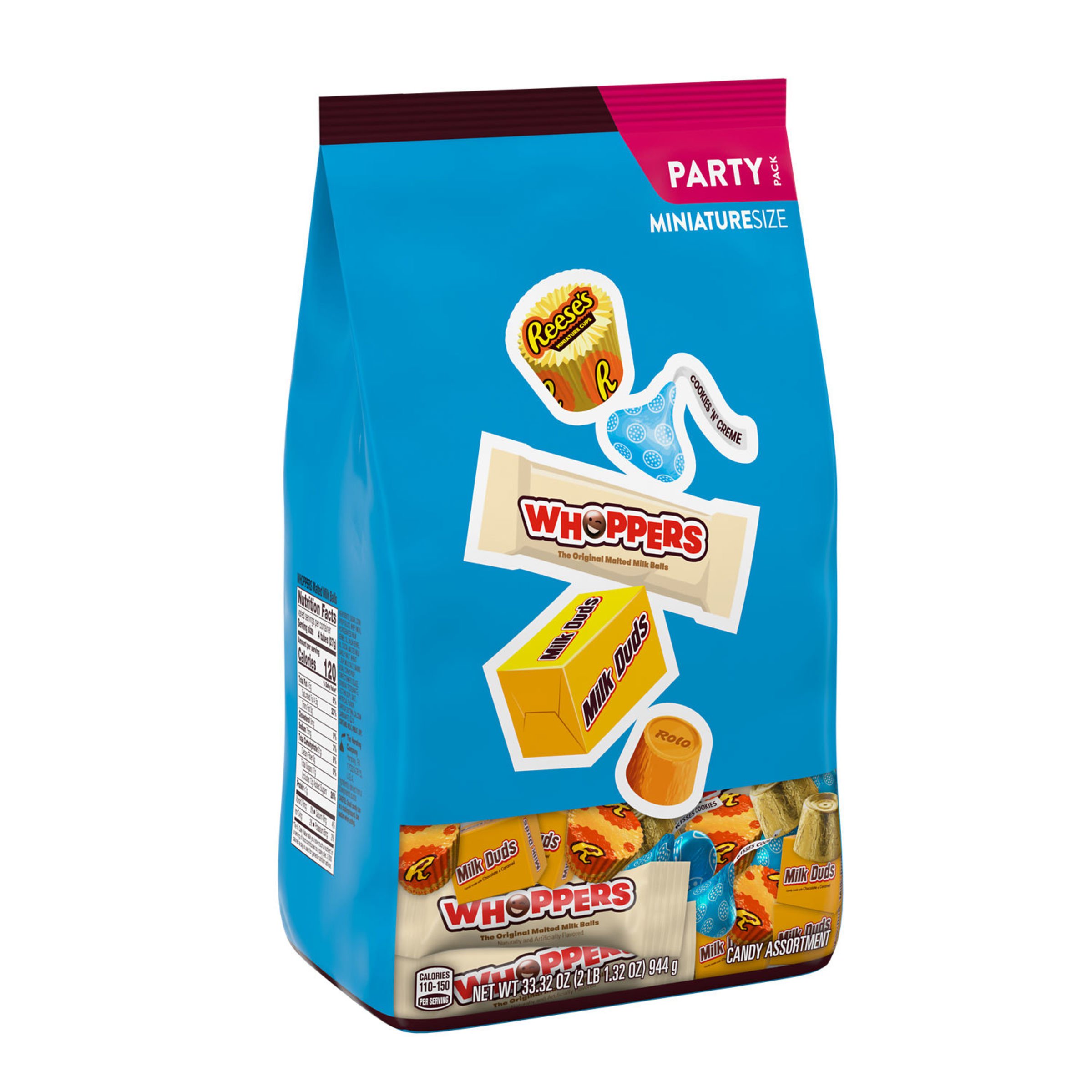 Hershey's, Reese's, Whoppers, Rolo & Milk Duds Assorted Candy - Party ...