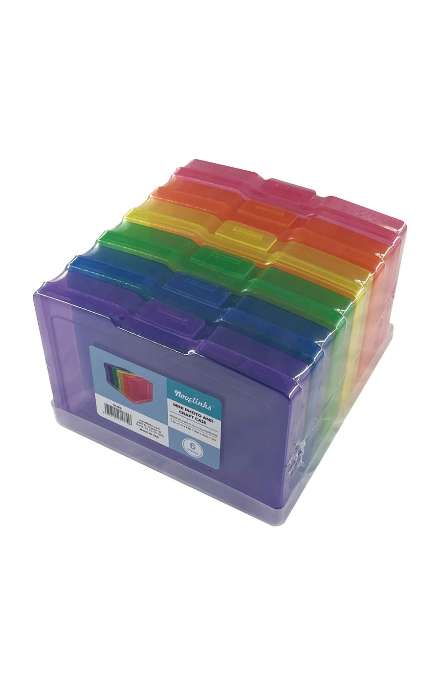 Novelinks 4'' x 6'' Photo & Craft Storage - Rainbow - Shop Storage bins ...