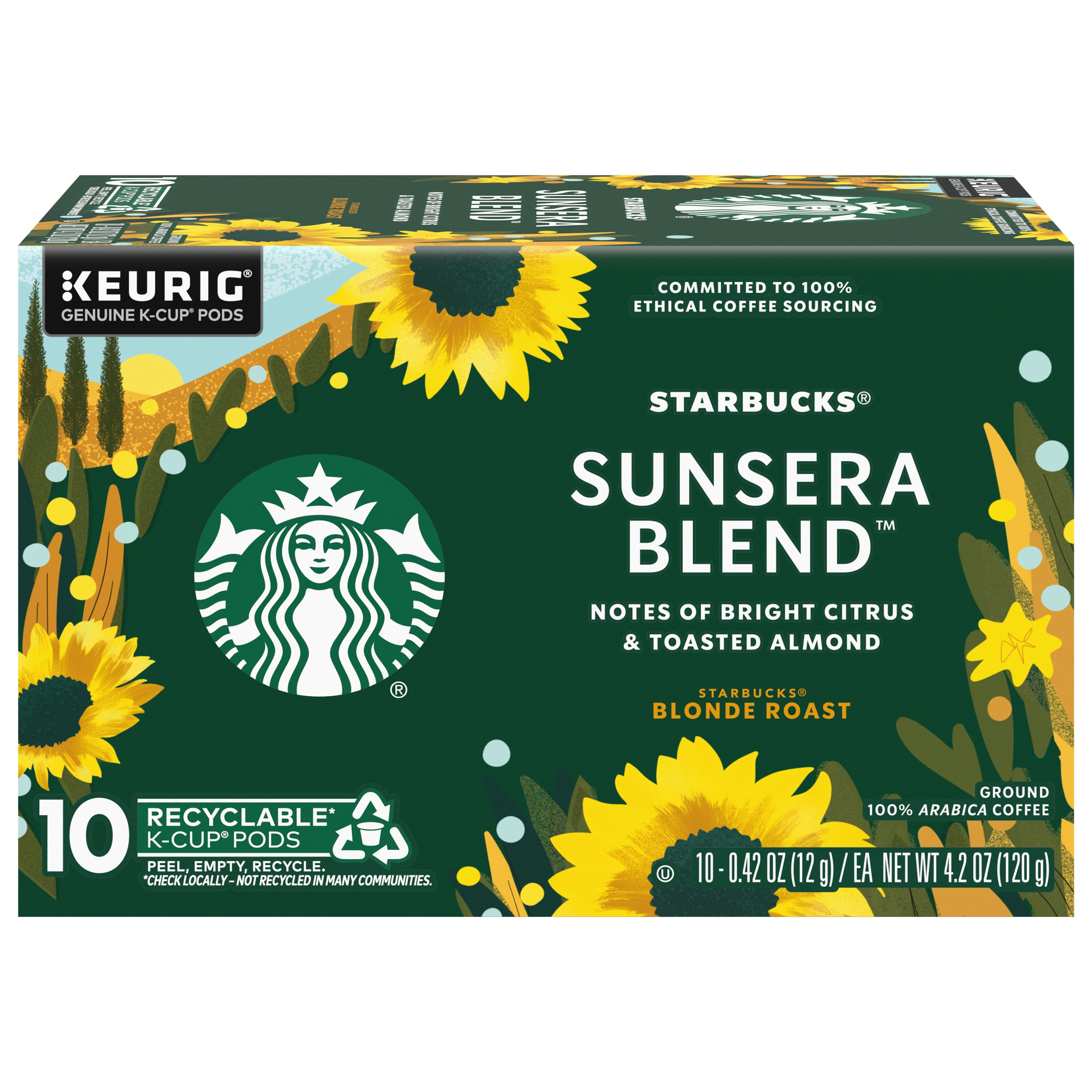 Starbucks Sunsera Blend Blonde Roast Single Serve Coffee Cups - Shop ...