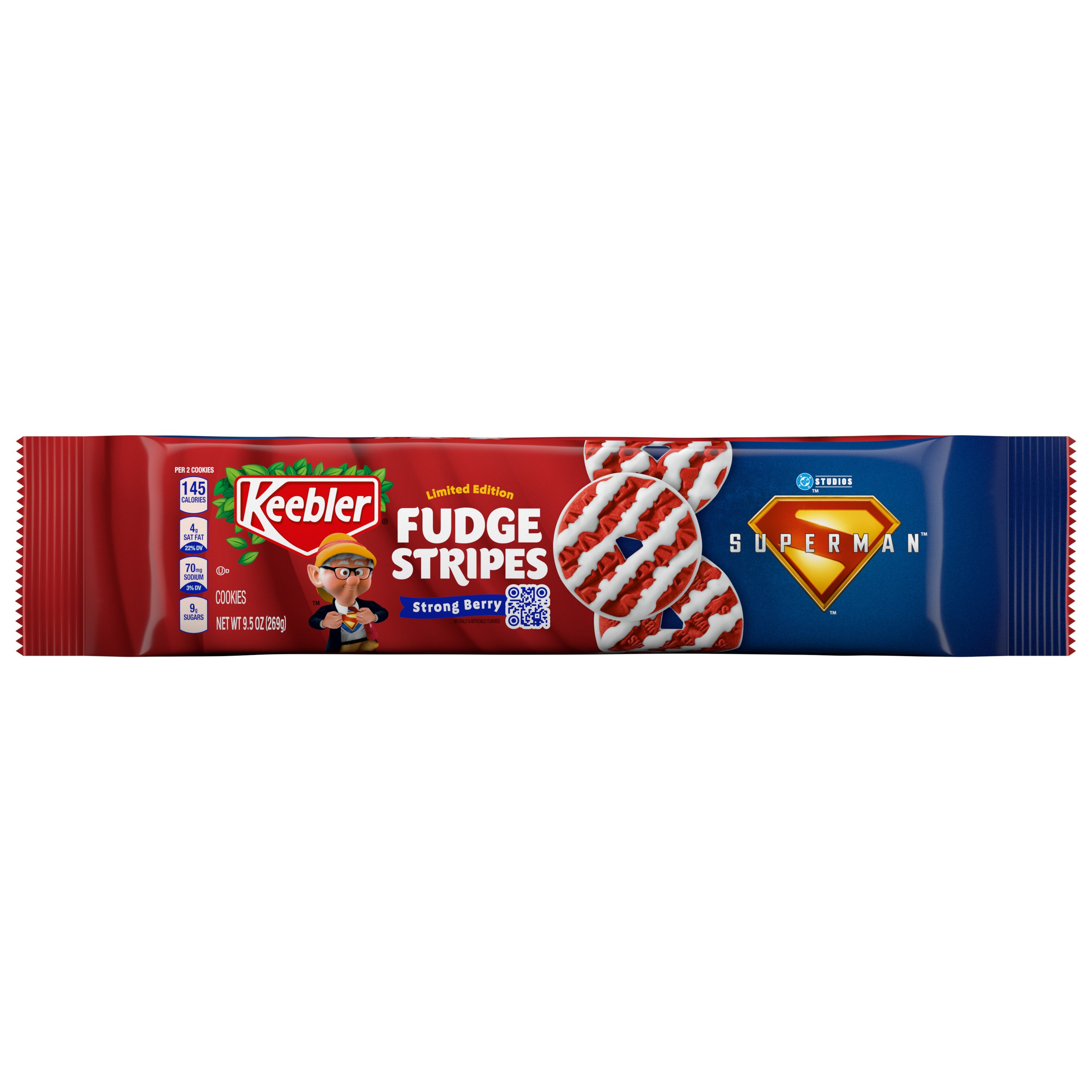 Keebler Limited Edition Superman Fudge Stripes - Strong Berry - Shop ...