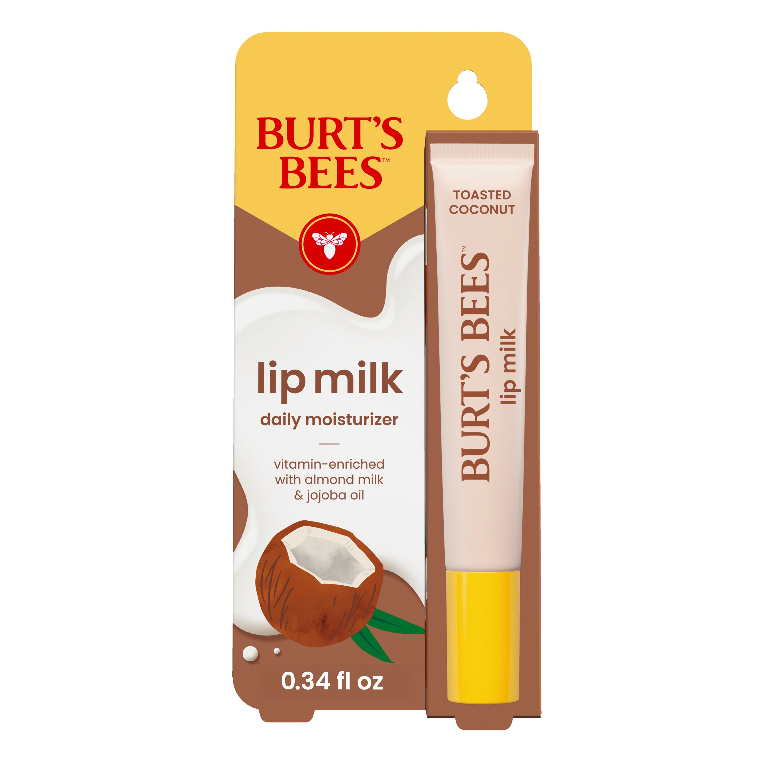 Burt's Bees Lip Milk Daily Moisturizer - Toasted Coconut - Shop Lip ...
