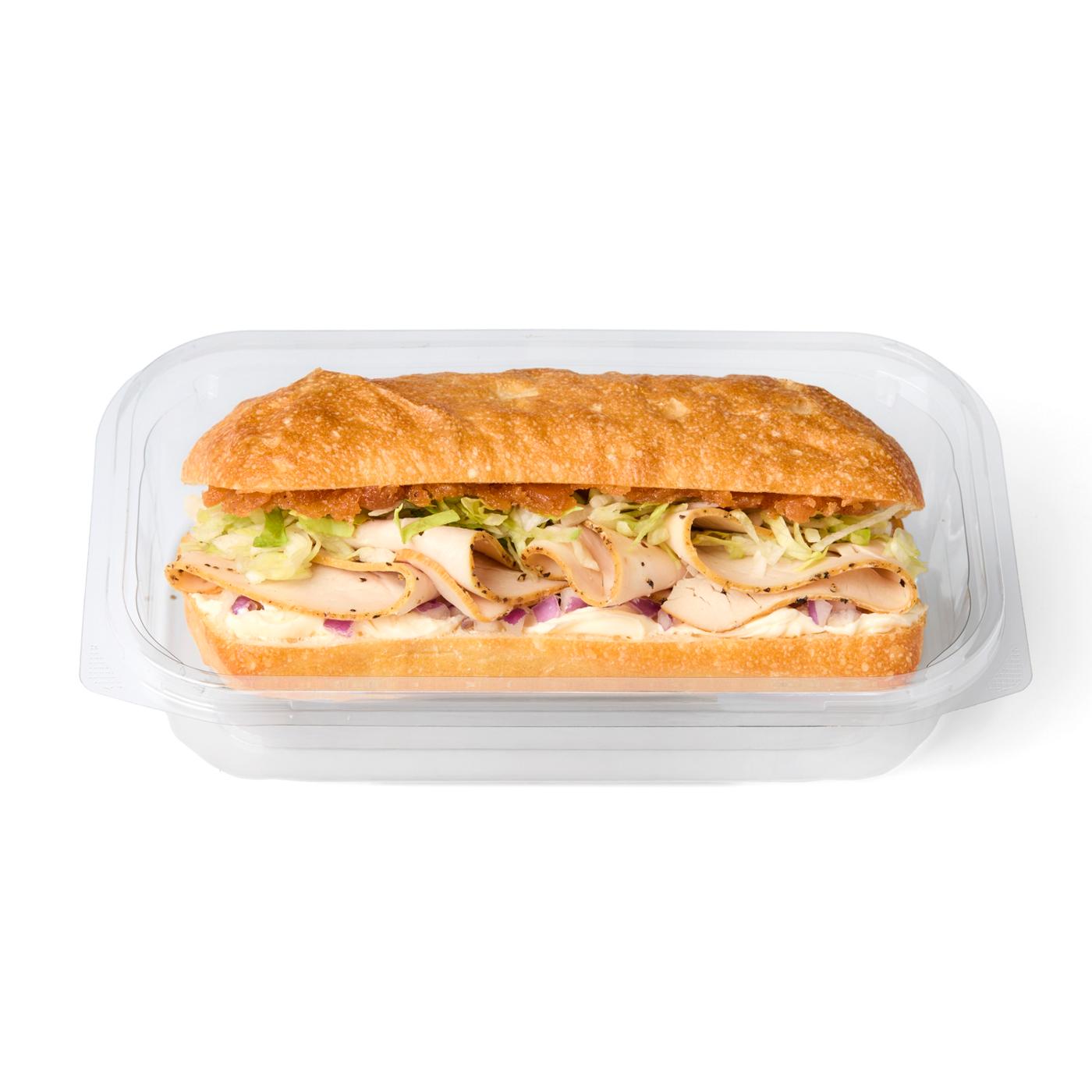 H-E-B Deli Brie-licious Turkey Ciabatta Sandwich - Shop Sandwiches at H-E-B