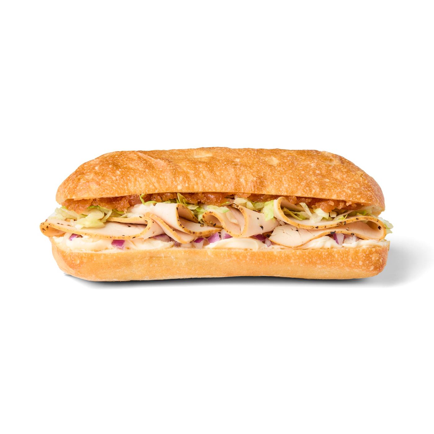 H-E-B Deli Brie-licious Turkey Ciabatta Sandwich - Shop Sandwiches at H-E-B