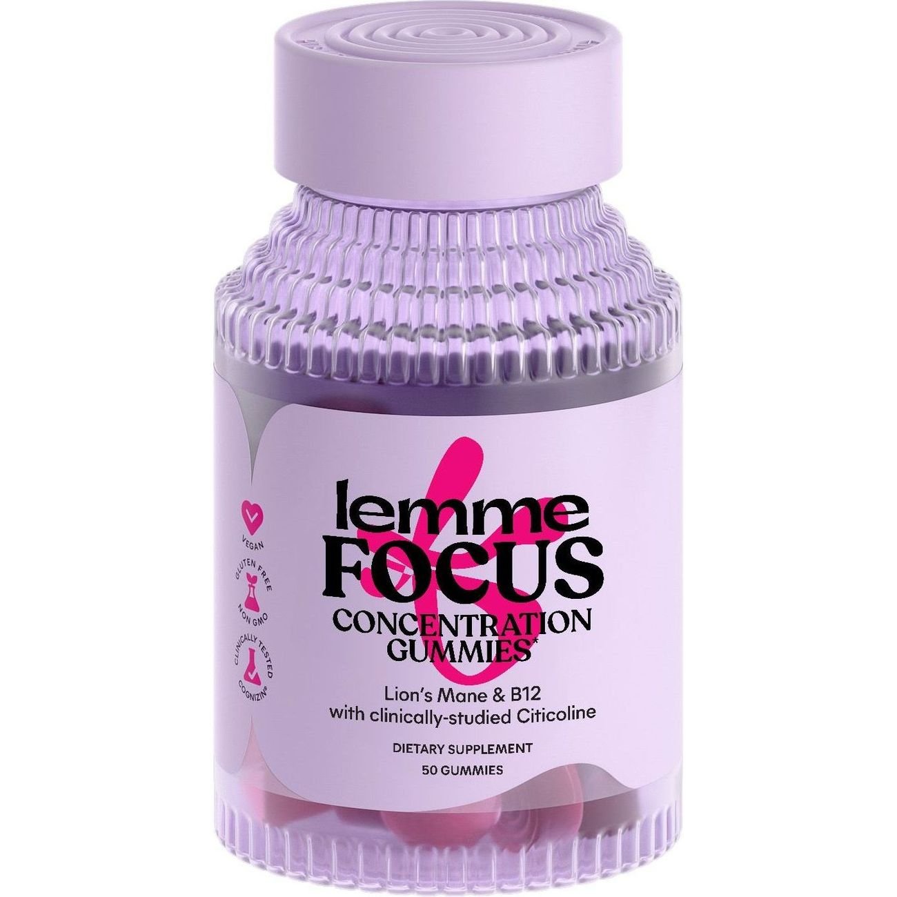 Lemme Focus Lion's Mane & B12 Gummies - Shop Herbs & homeopathy at H-E-B