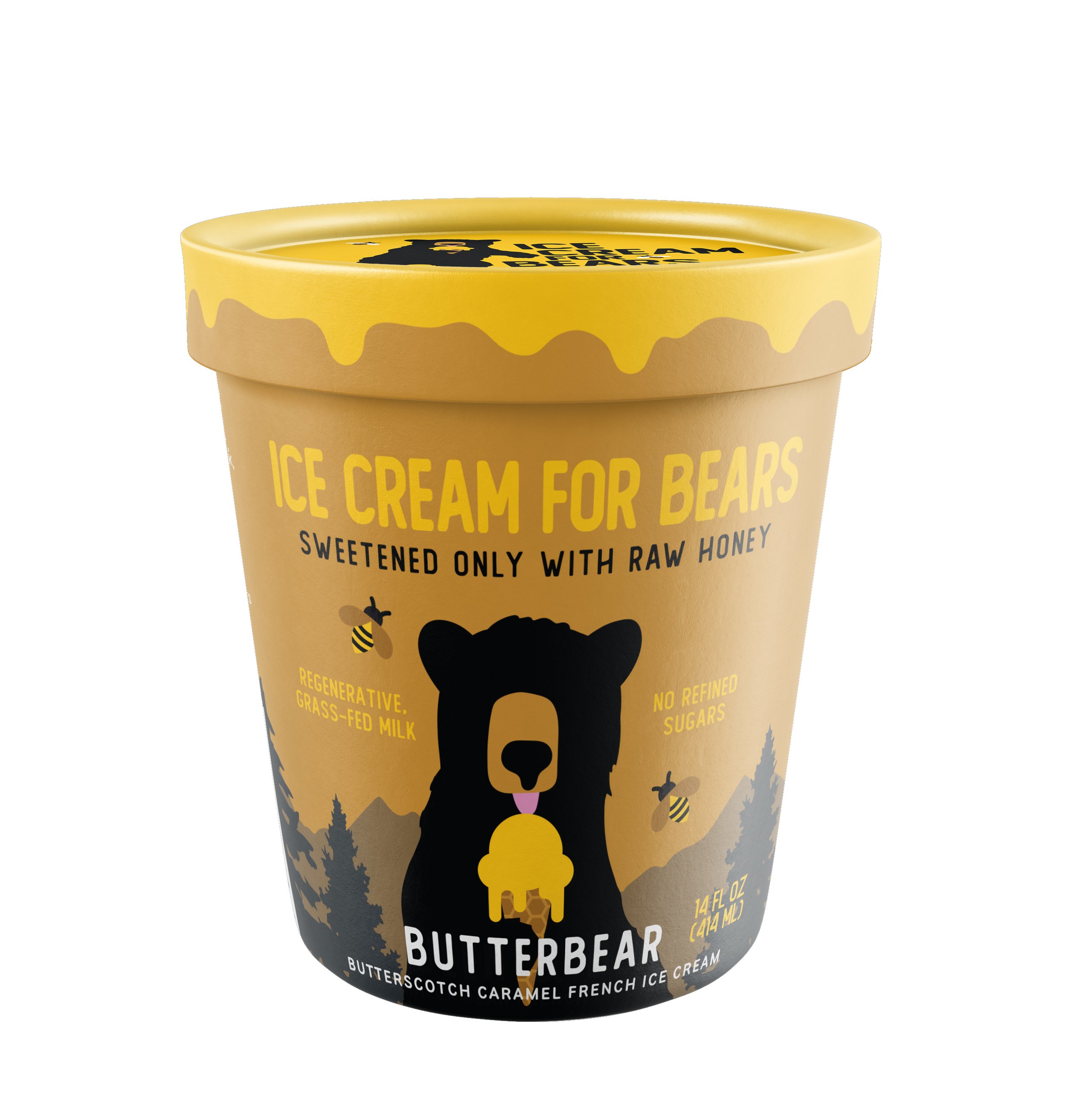 Ice Cream For Bears Butterbear Butterscotch Caramel French Ice Cream ...