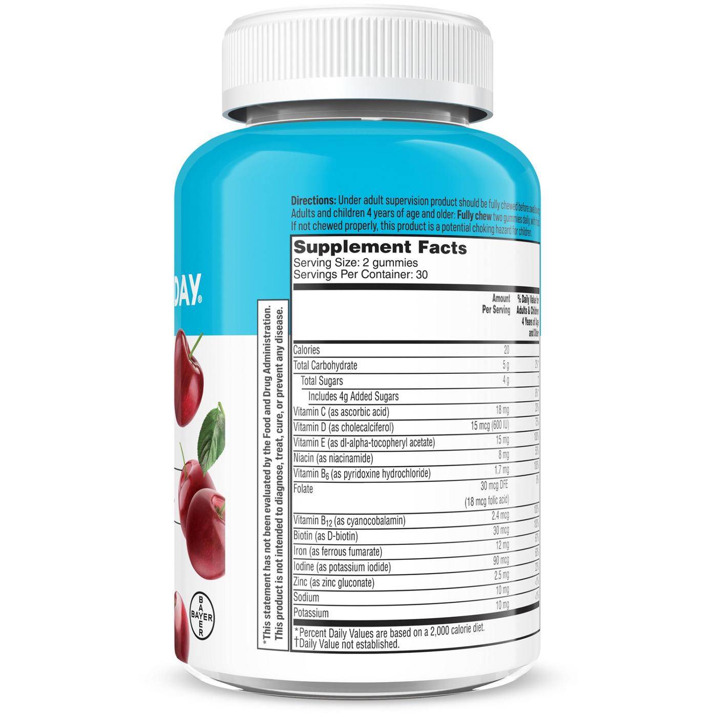 One A Day Kids Multivitamin with Iron Gummies - Cherry - Shop ...