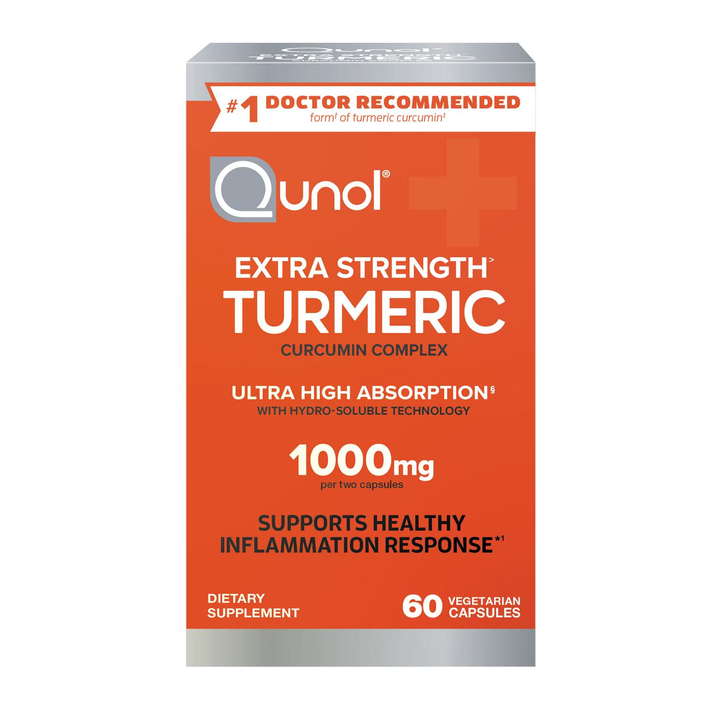 Qunol Extra Strength Turmeric 1000 mg Capsules - Shop Herbs ...